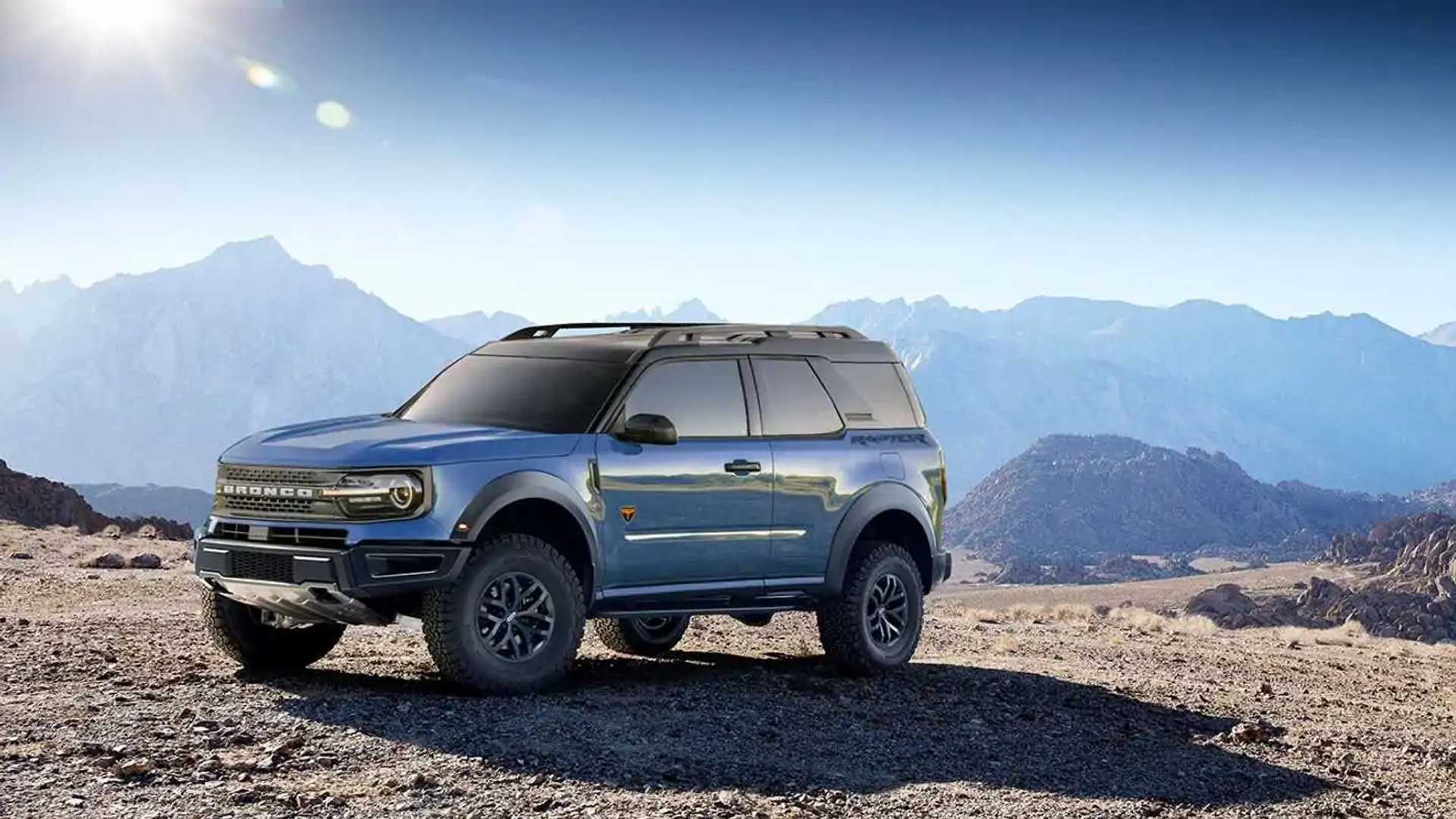 Ford Bronco Sport 2-Door Rendered, Raptor Included