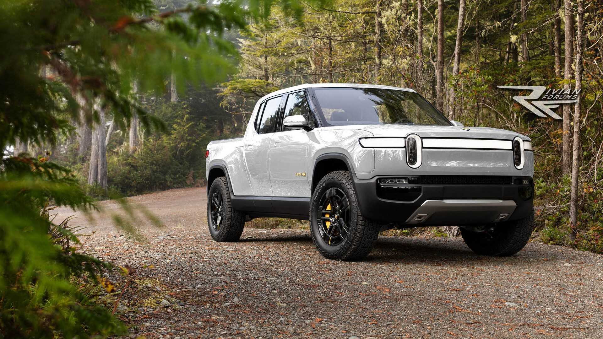 Check Out The Rivian R1T Electric Pickup Truck In 8 Different ...
