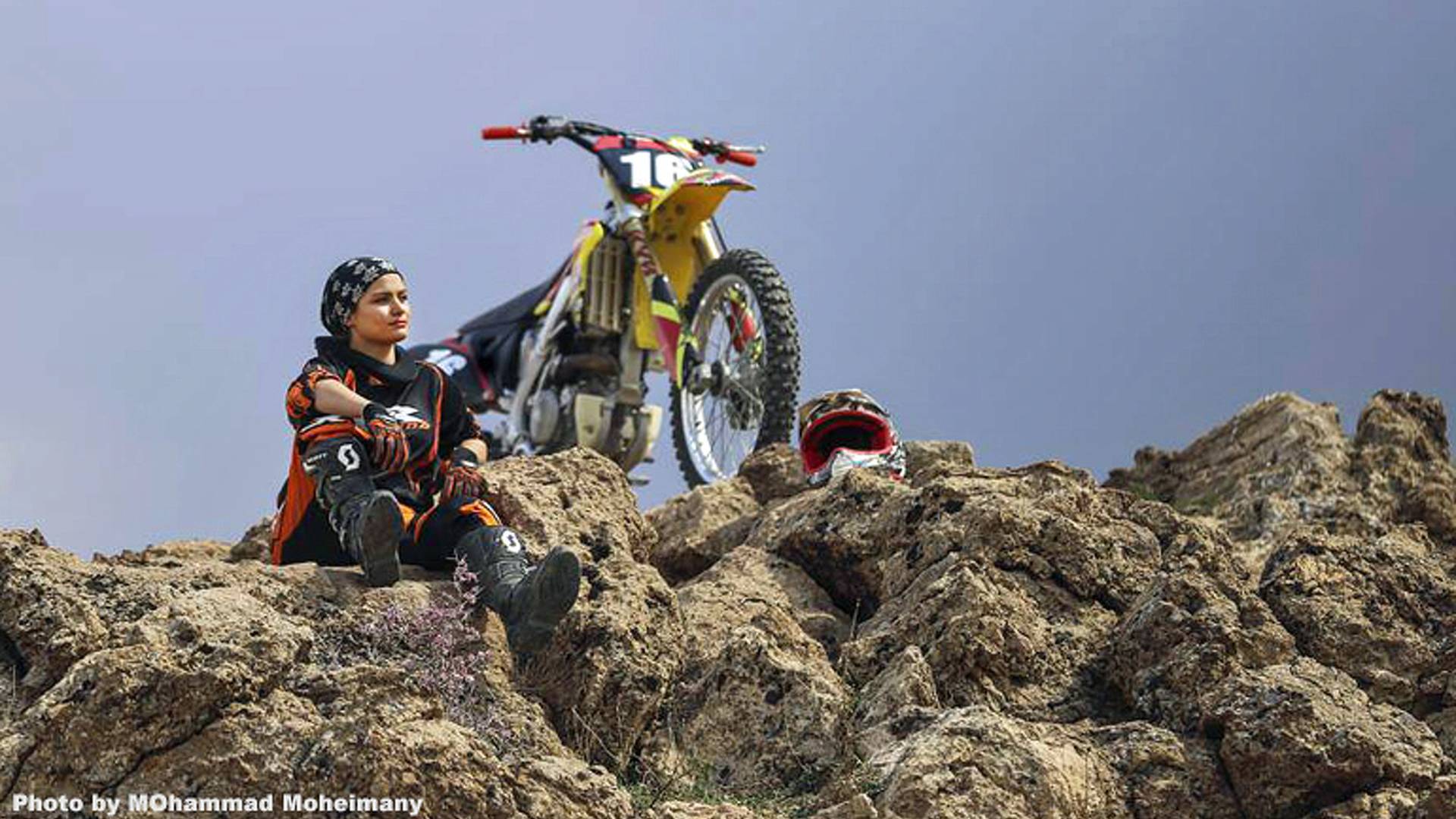 Iranian Female Motorcycle Racer to Stage Event