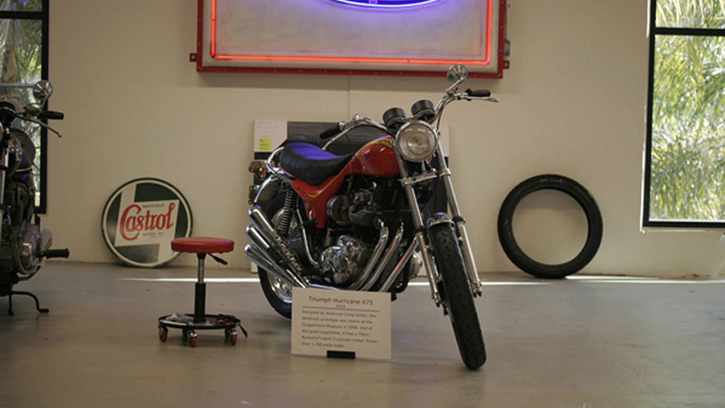 Camarillo's hidden motorcycle collection
