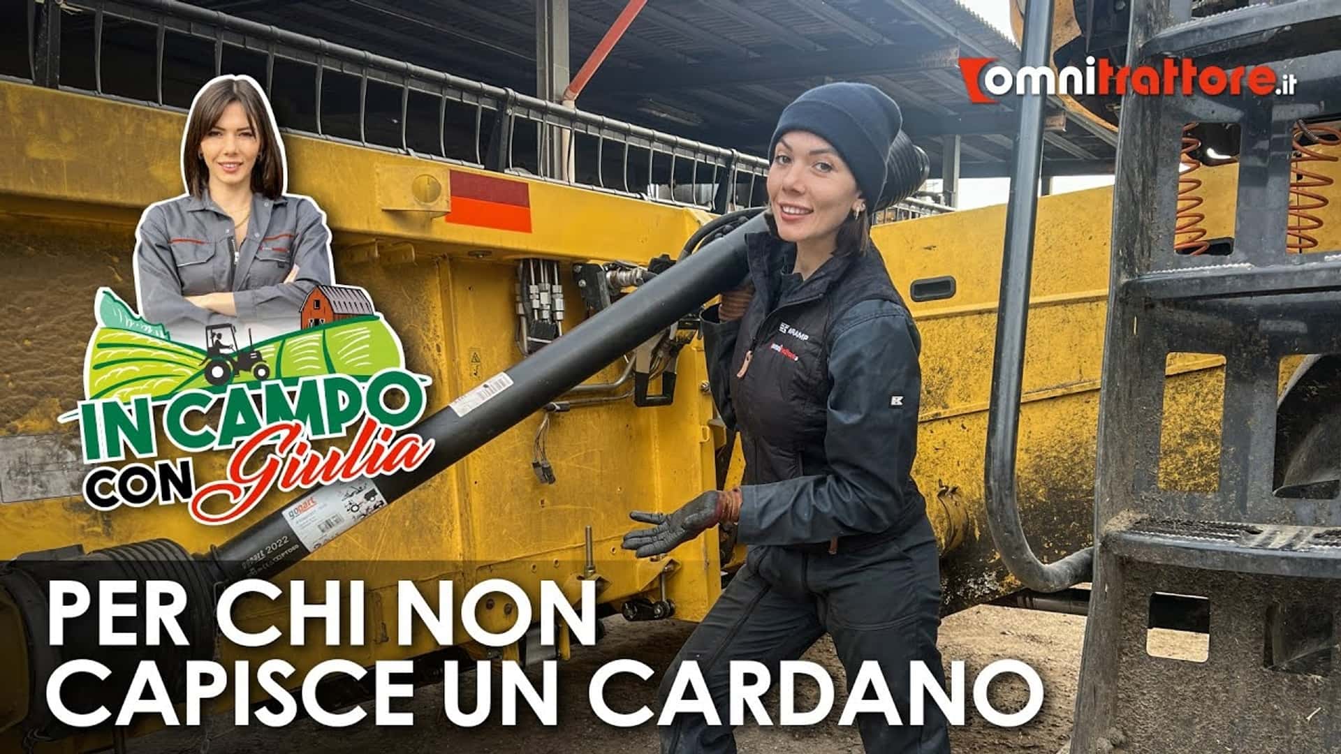 Cardano trattore Kramp: smontaggio, manutenzione con Giulia