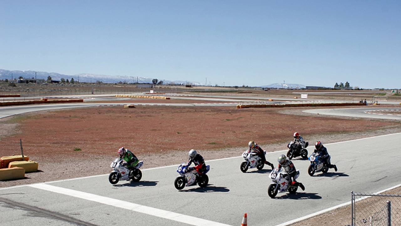 My first motorcycle race