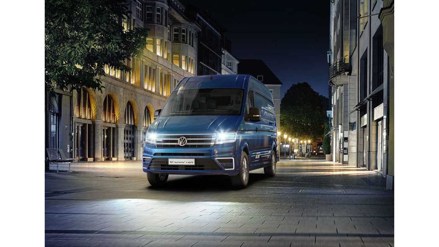 Volkswagen Unveils e-Crafter Electric Van: 124 Mile Range, Arrives In 2017