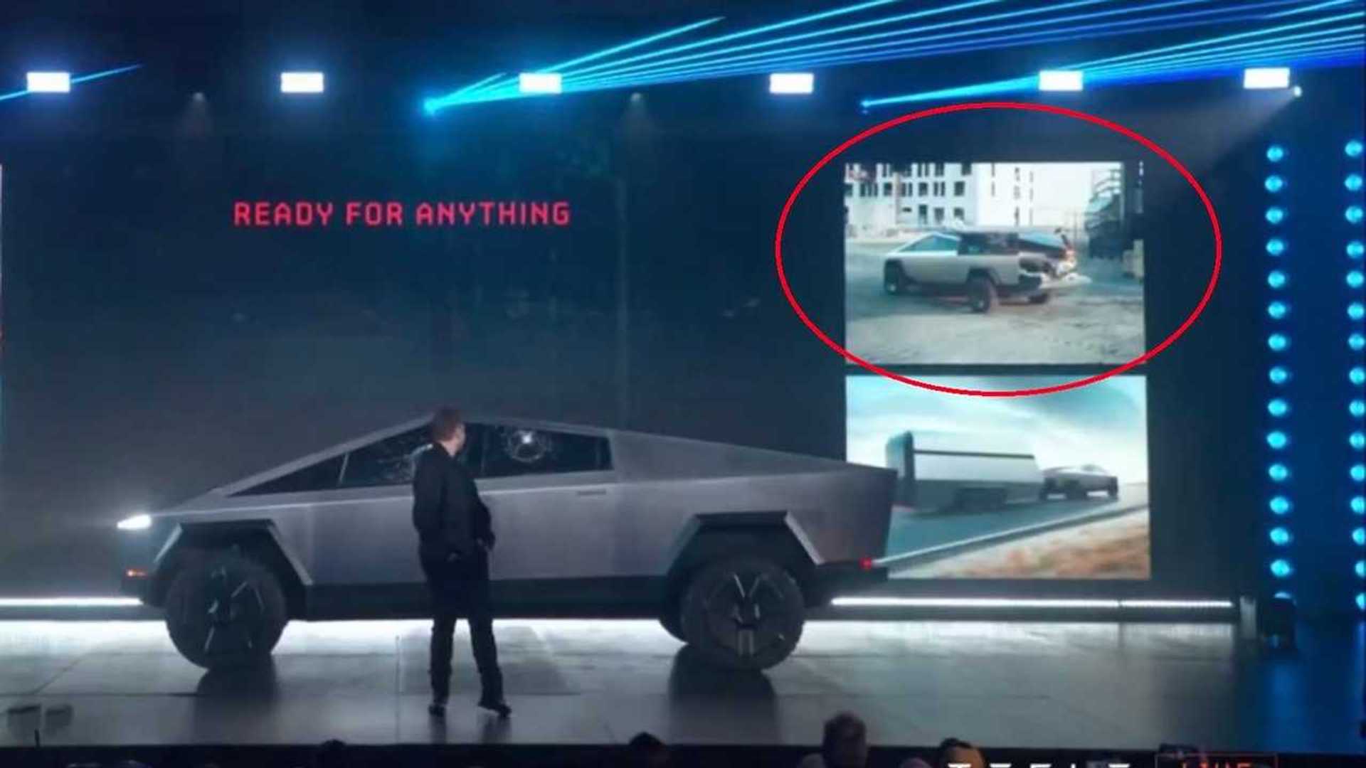 Tesla Cybertruck Teaser Reveals Innovative Truck Bed Ladder Frame