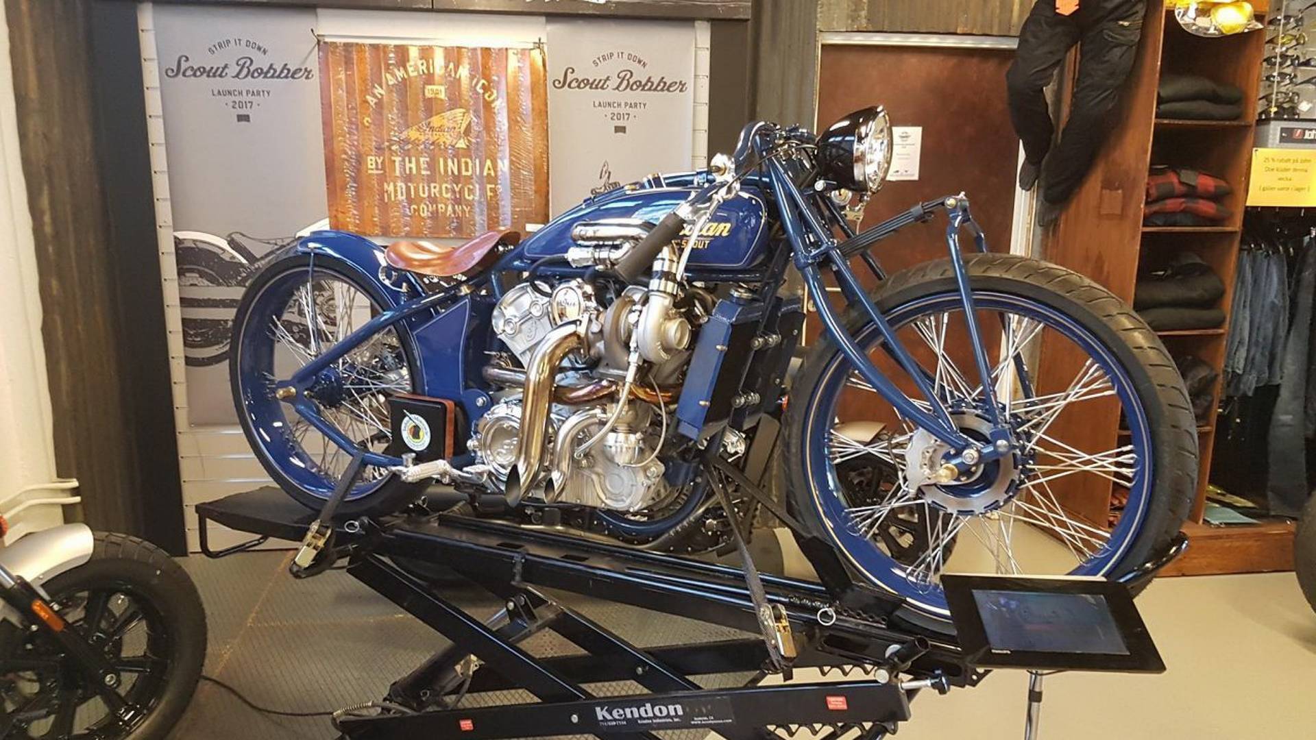 La increíble Indian Super Scout Turbo sueca