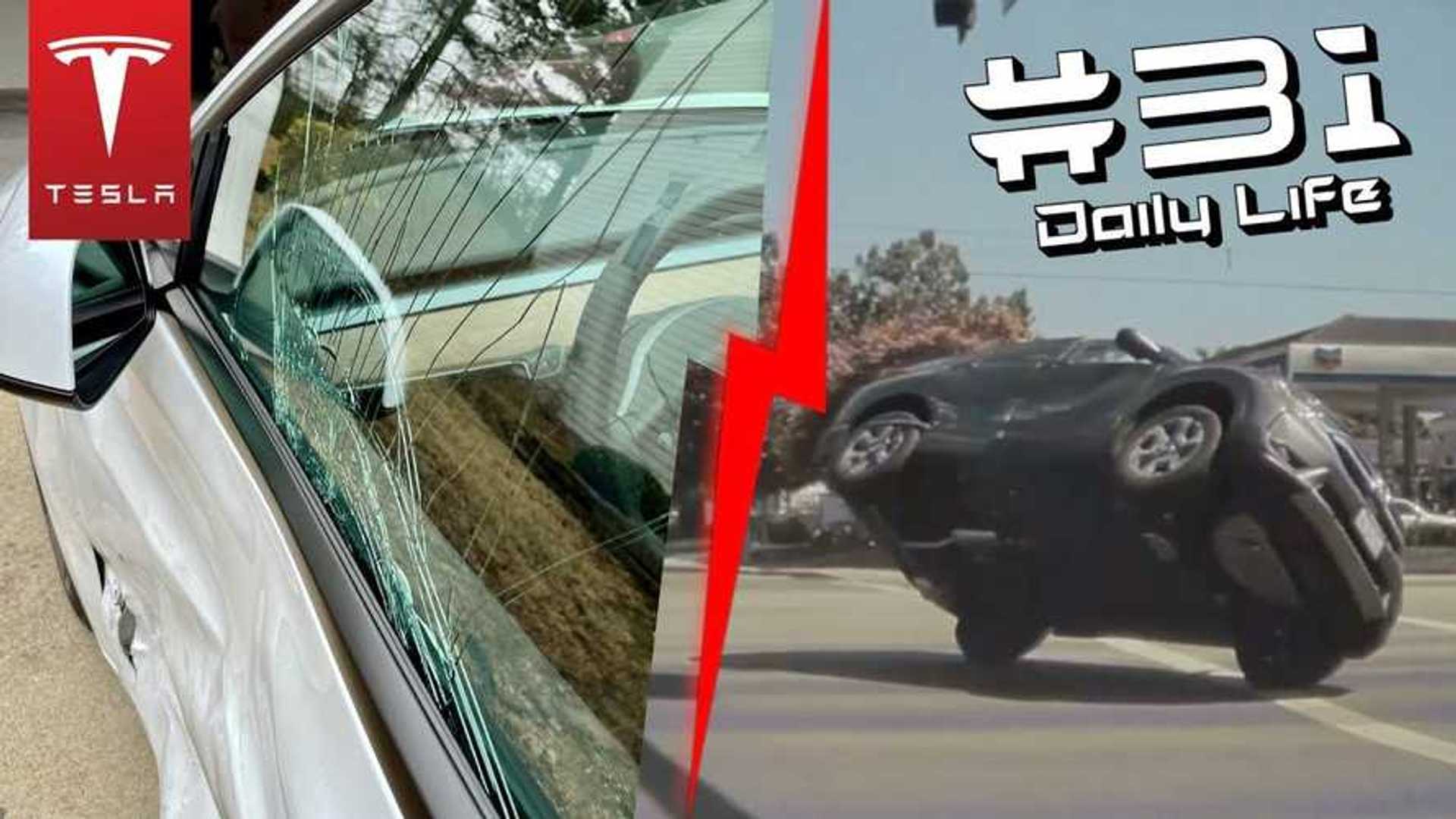 Watch Tesla Model 3 Get T-Boned By Dodge Charger, Plus More TeslaCam ...