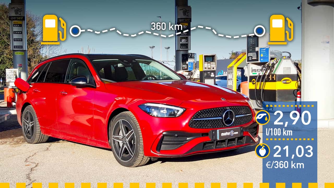 Mercedes-Benz Clase C PHEV diésel (2023), prueba de consumo real