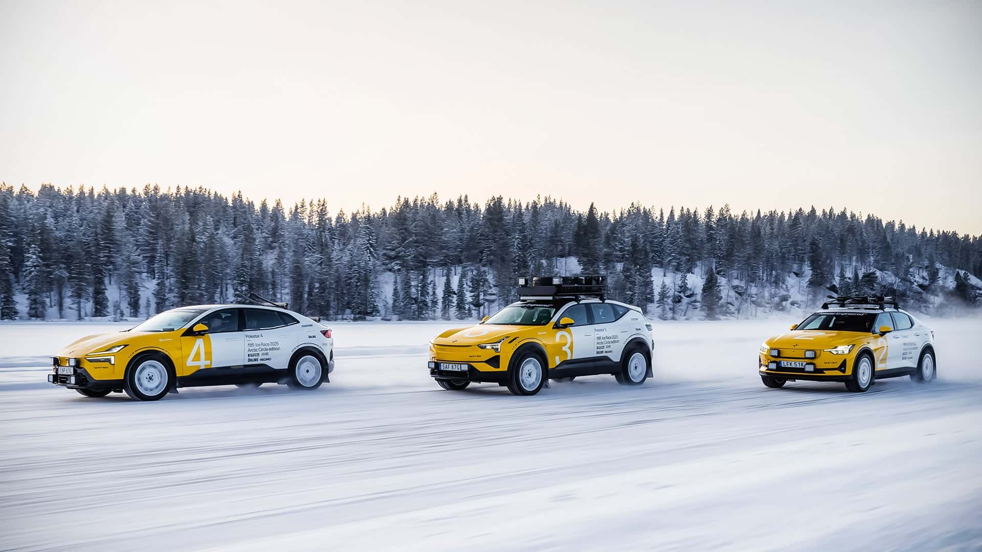 Polestar: Arctic Circle Modelle starten beim Ice Race 2025
