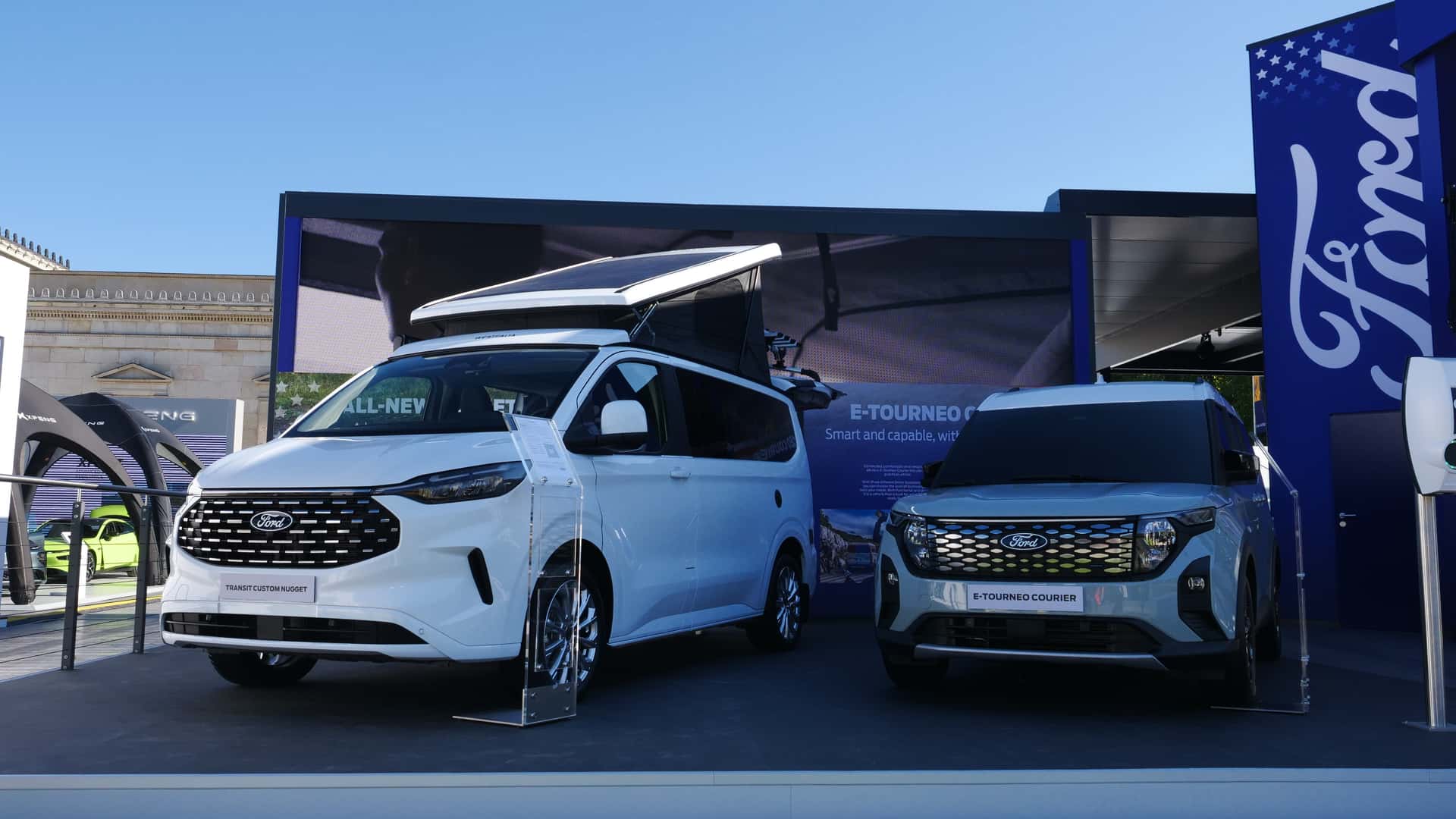 Ford al Salone di Monaco con Transit Nugget ed E-Tourneo Courier