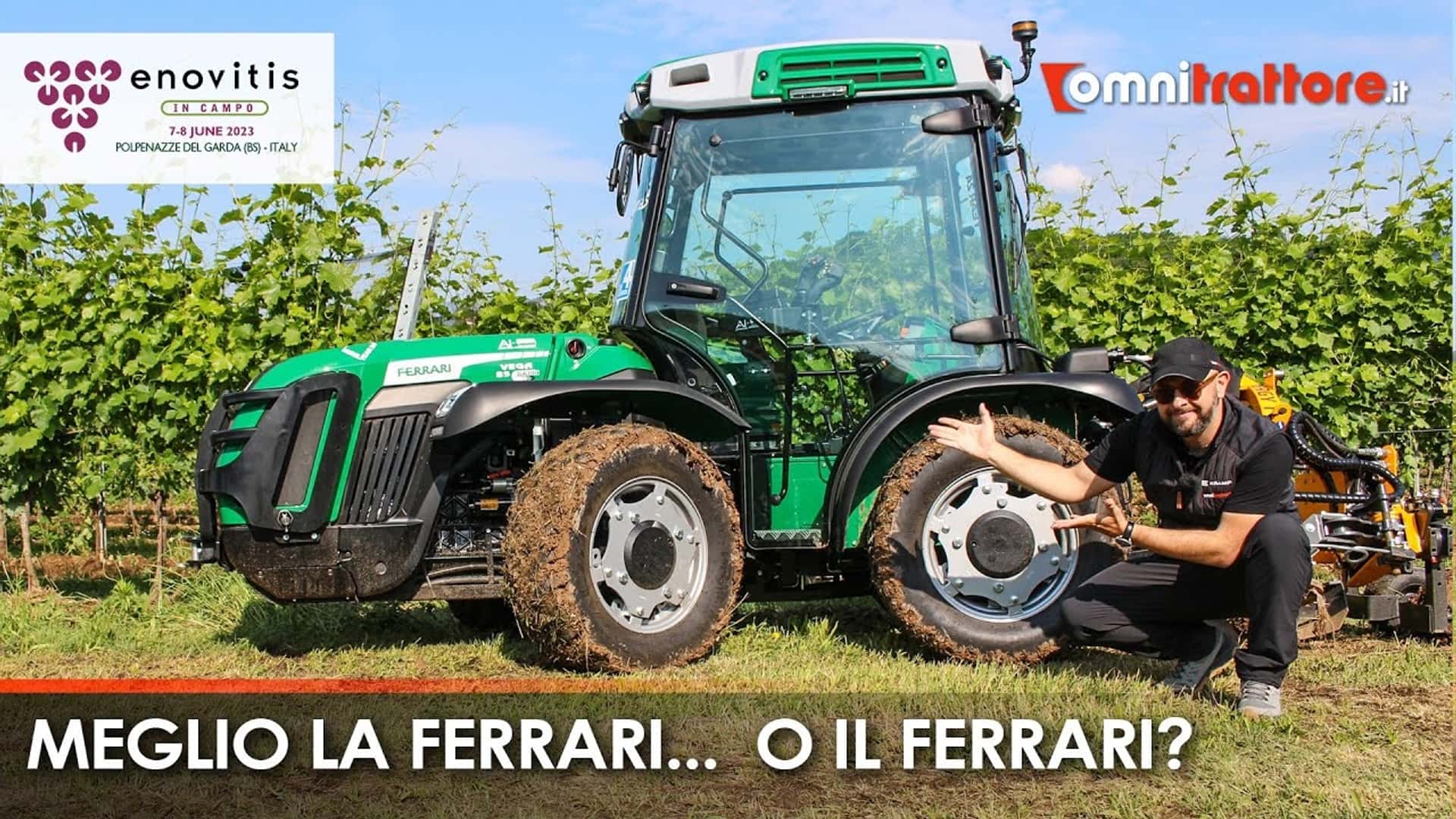 BCS Ferrari VEGA 85 DUALSTEER MY 2024 a Enovitis in Campo 2023