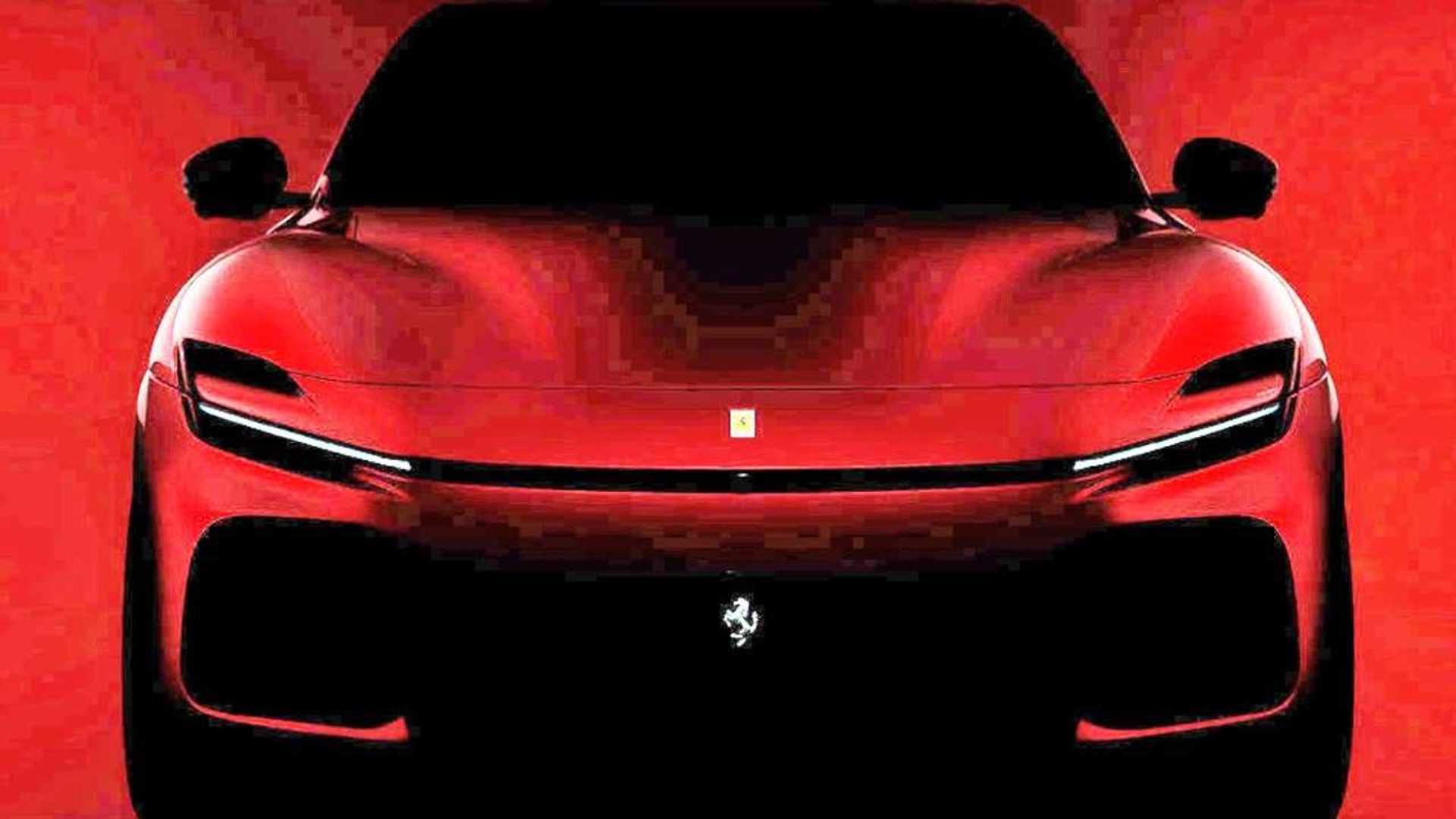 Ferrari Purosangue SUV Partially Revealed In First Official Teaser