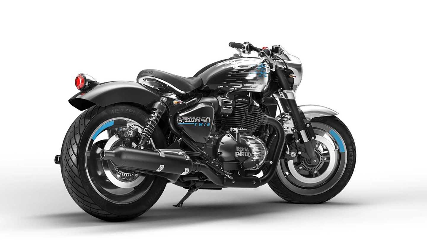 Royal Enfield SG650: clássica da marca ganha visual cyberpunk