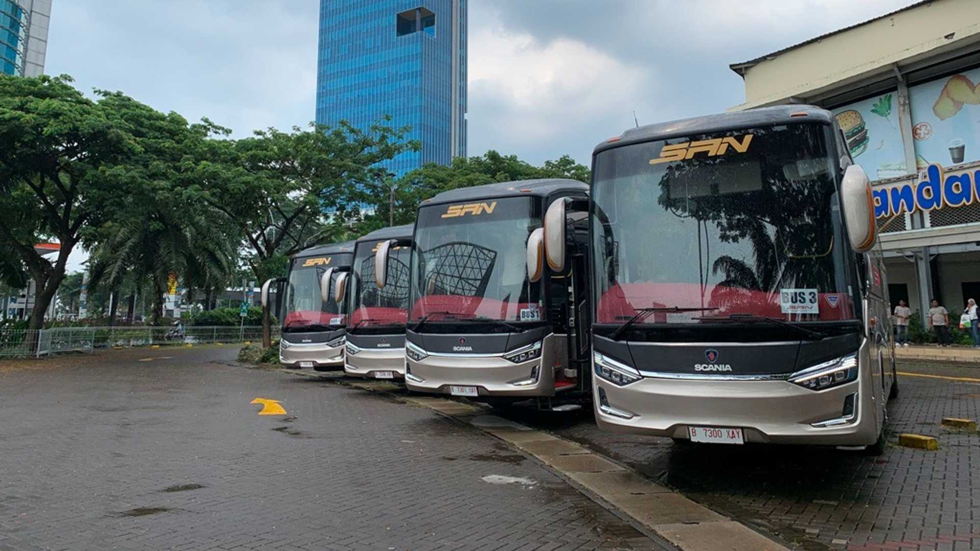 PO SAN Luncurkan Empat Bus Baru dan Aplikasi Buzzit