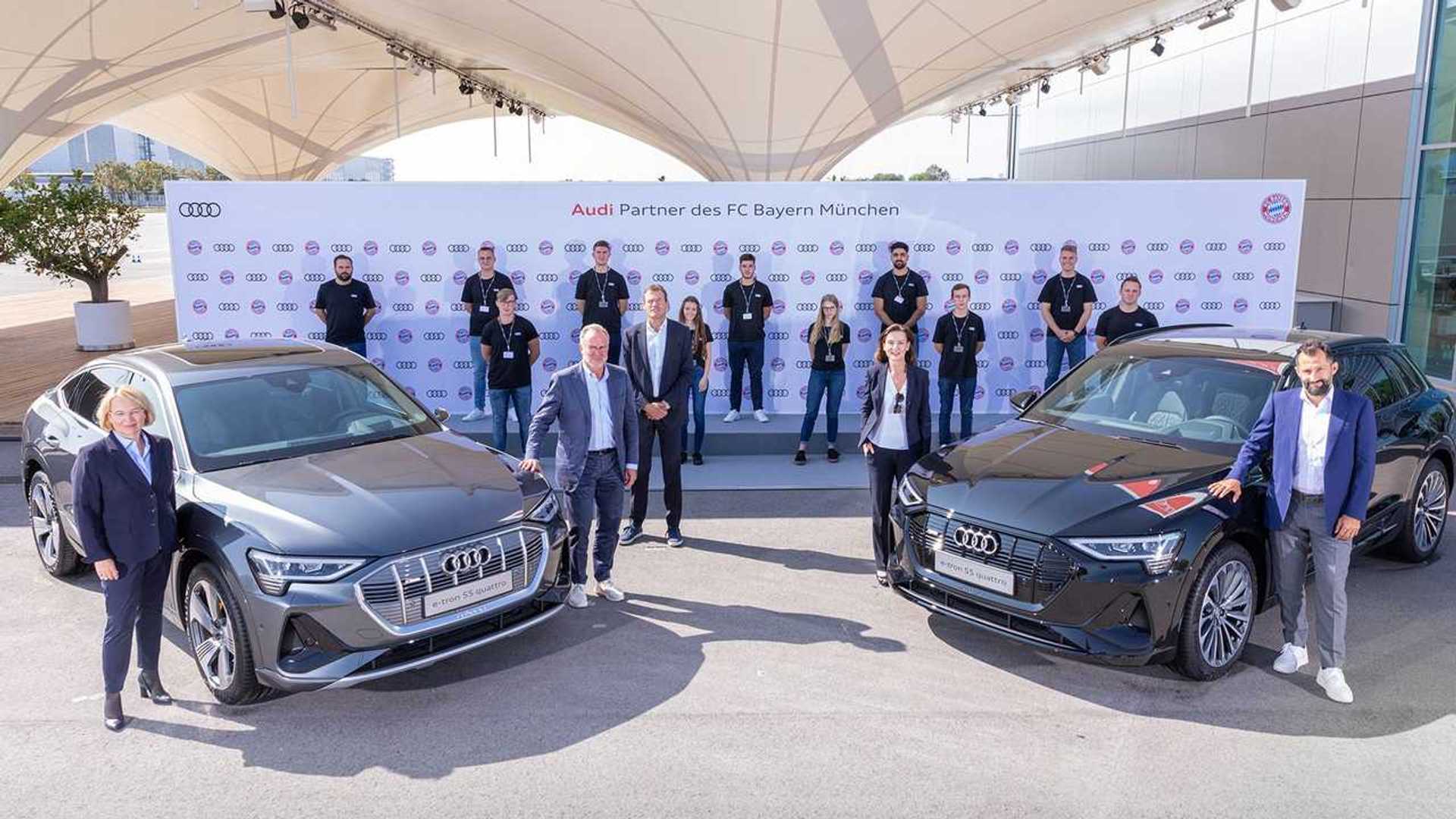 Audi: Elektroautos für den FC Bayern München