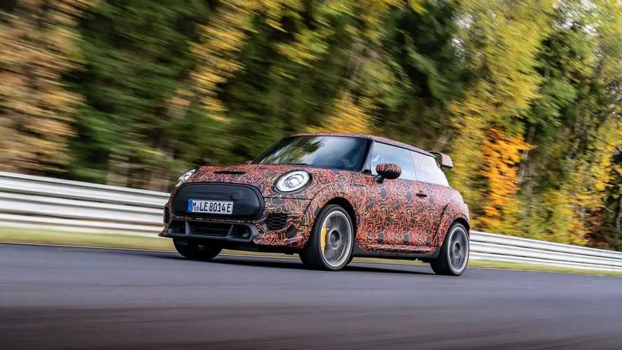 Mini’s Upcoming Hardcore Electric Hot Hatch Teased As A Safety Car