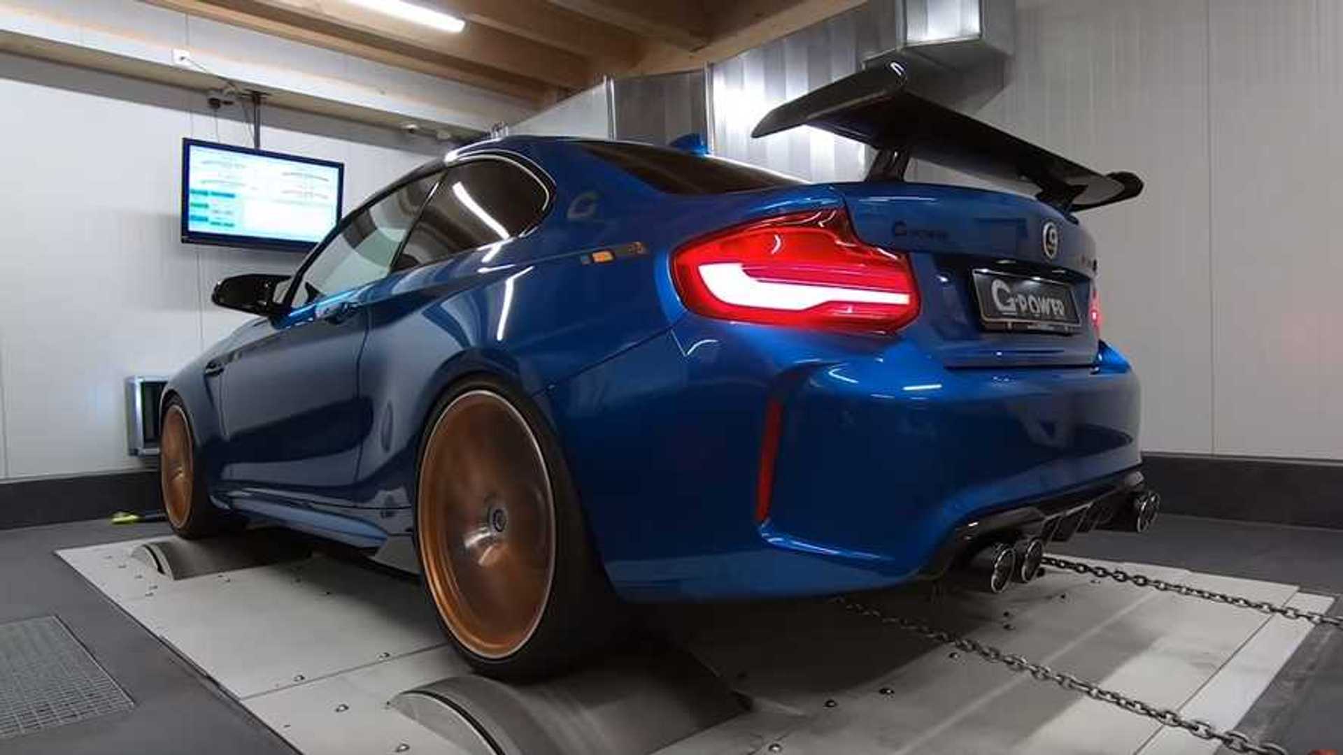 G-Power modifiyeli BMW M2 adeta bir süper otomobile dönüşmüş
