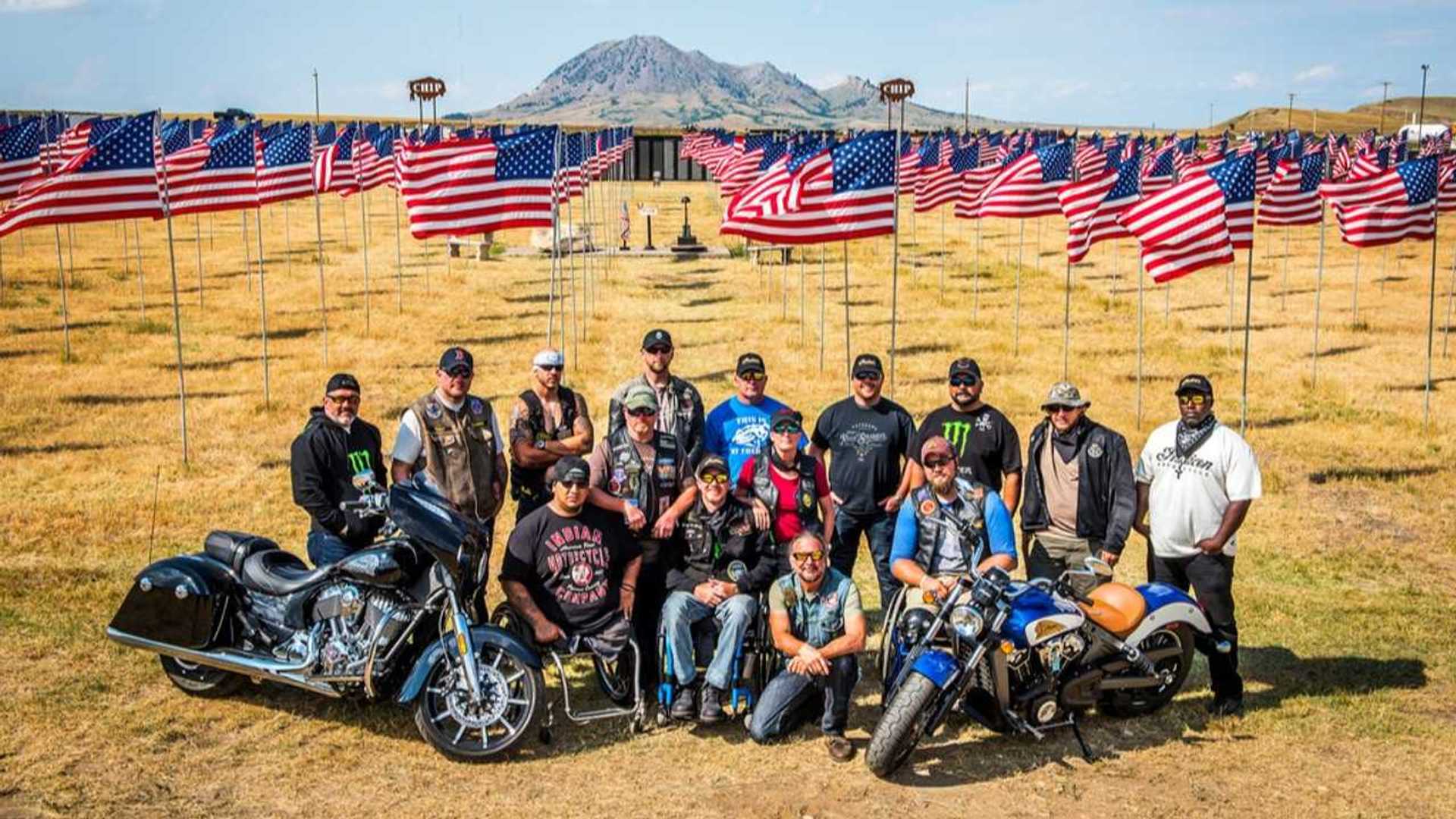 Indian Motorcycles Supports Veterans' Therapy Ride To Sturgis