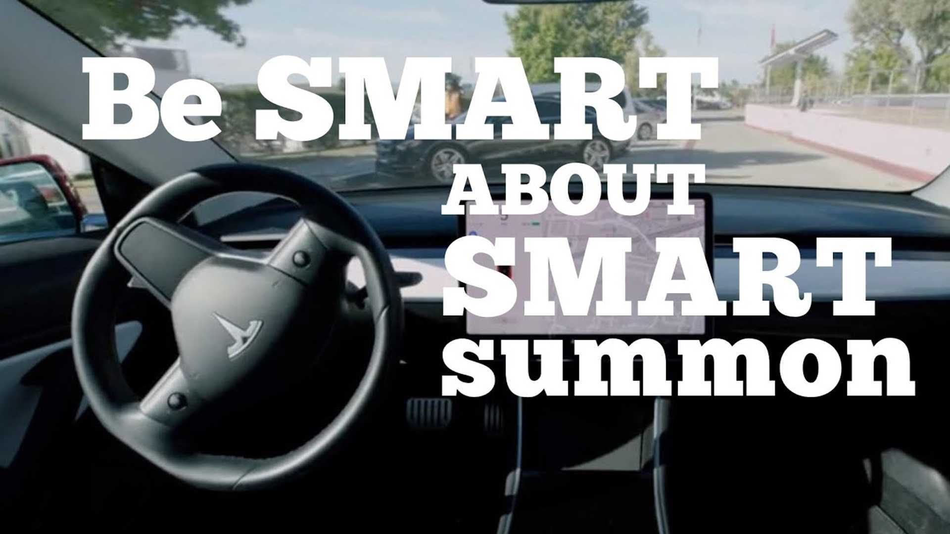 Tesla Smart Summon Demands You Be Precisely That: Smart