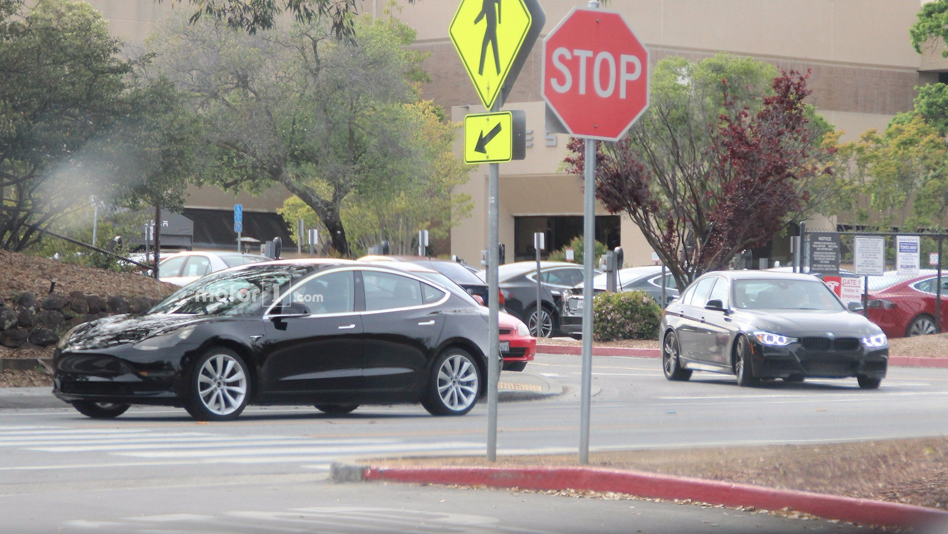 Photos espion - La Tesla Model 3 ne se cache plus