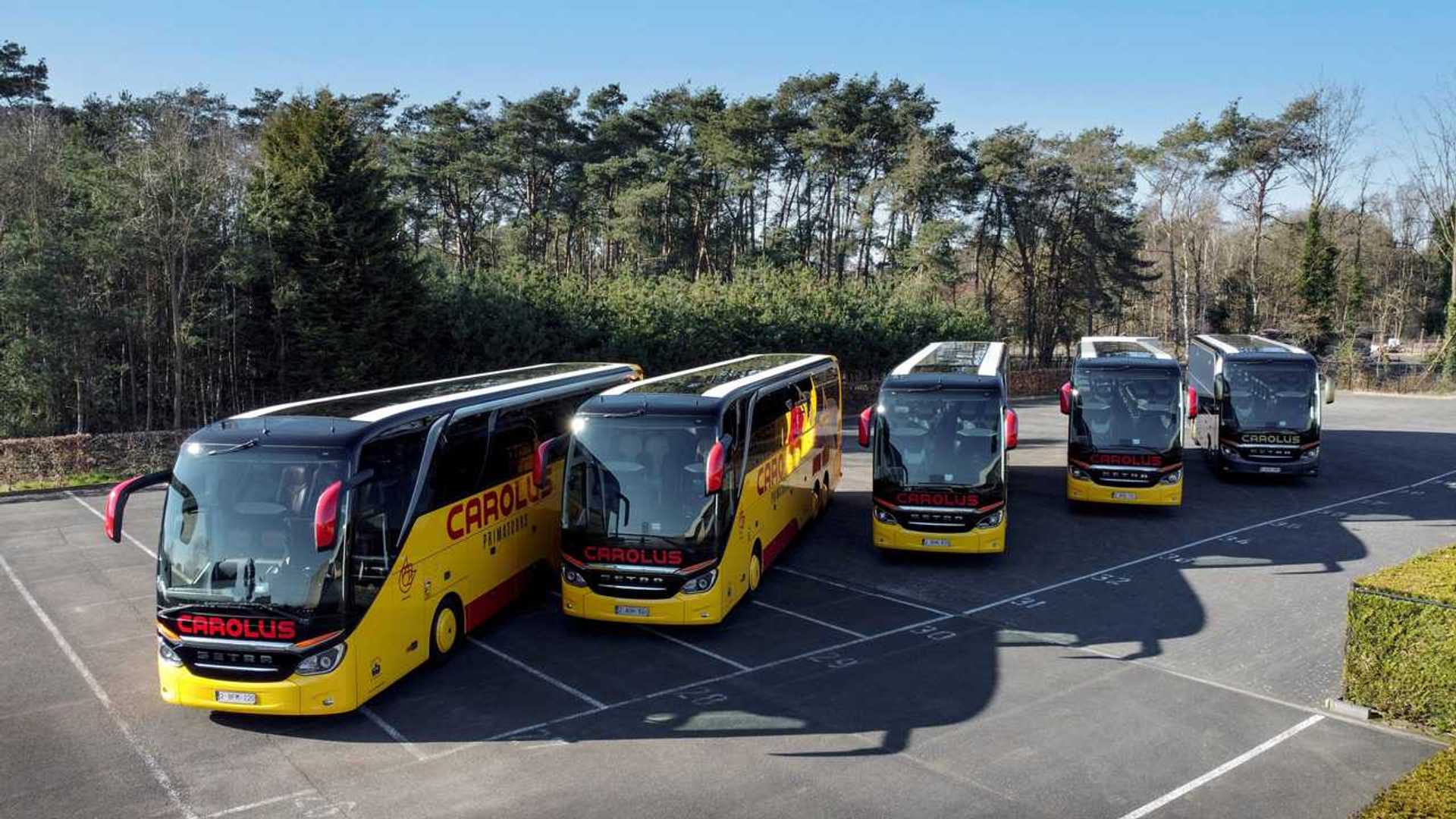 Setra, 5 autobus della serie TopClass consegnati in Belgio