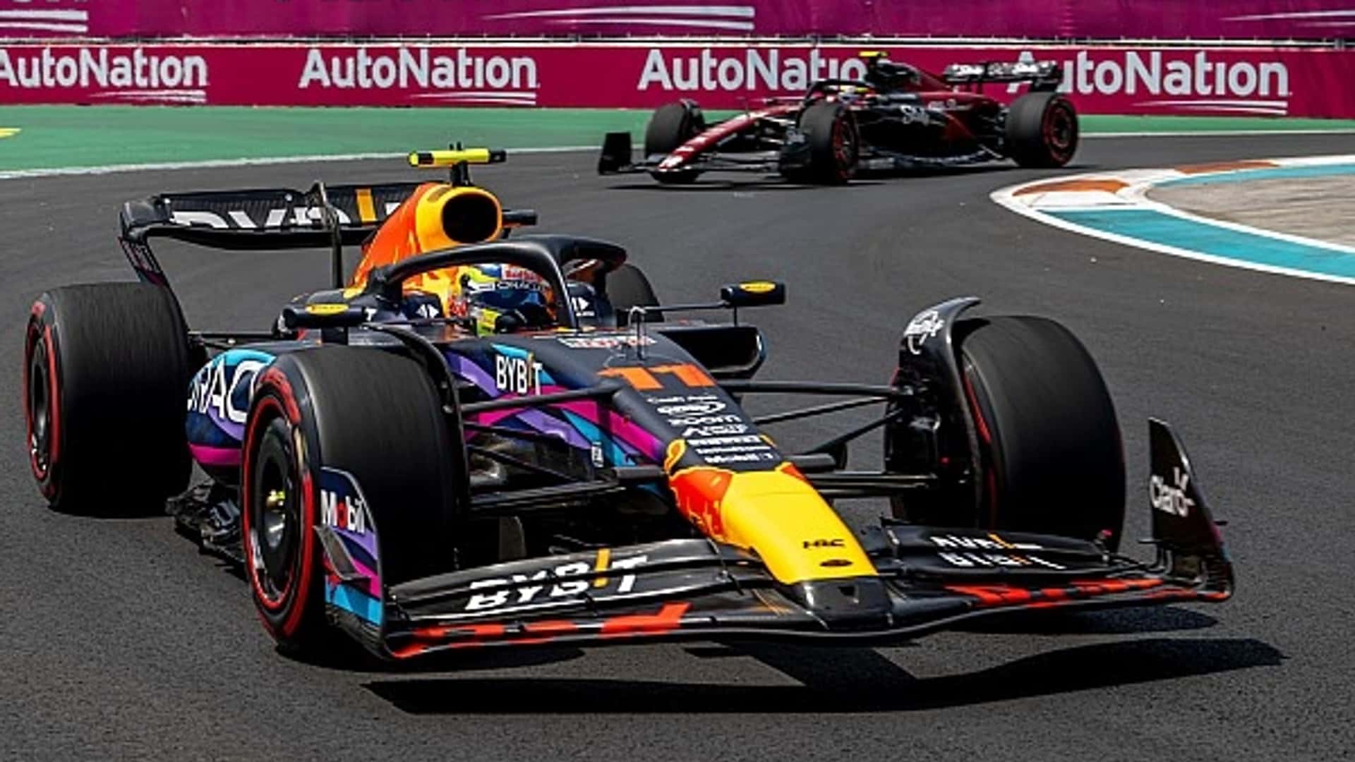 F1: Pérez aproveita bandeira vermelha e conquista pole position para o GP de Miami; Verstappen é 9º