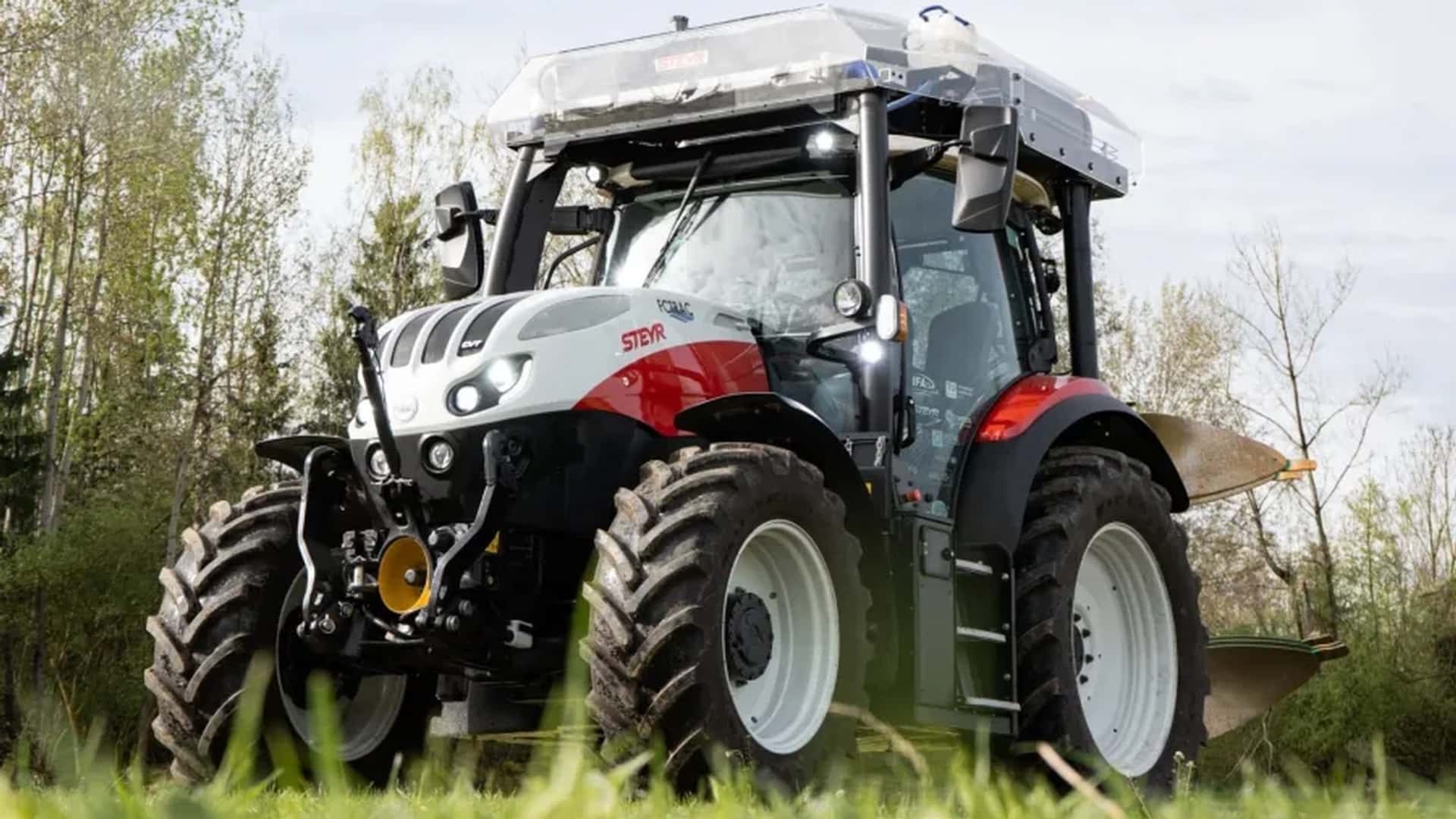 Steyr testa il trattore 4140 Expert CVT a idrogeno
