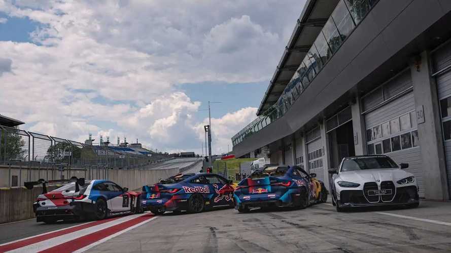 2021 BMW M4 Competition With Top-Mounted Exhaust Goes Tandem Drifting