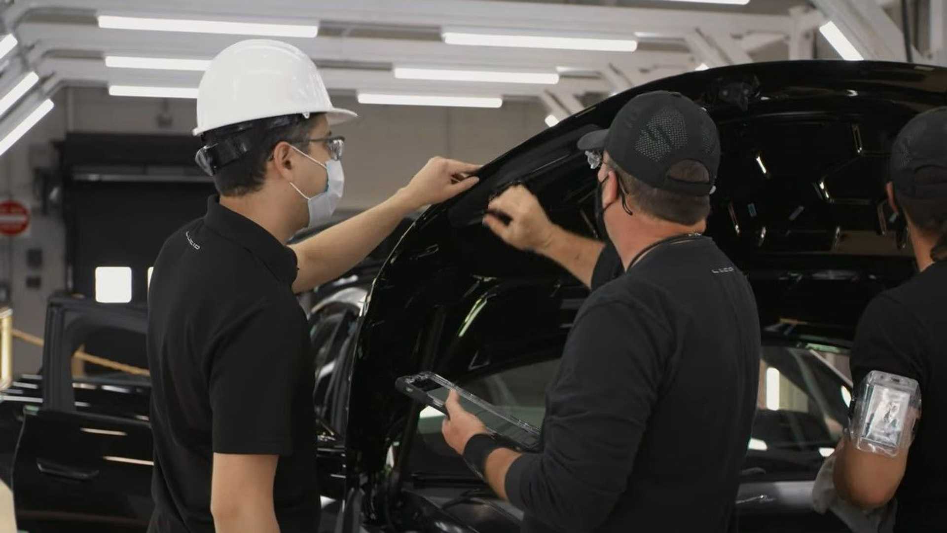 Lucid Motors Stresses Quality In AMP-1 Assembly Process Video