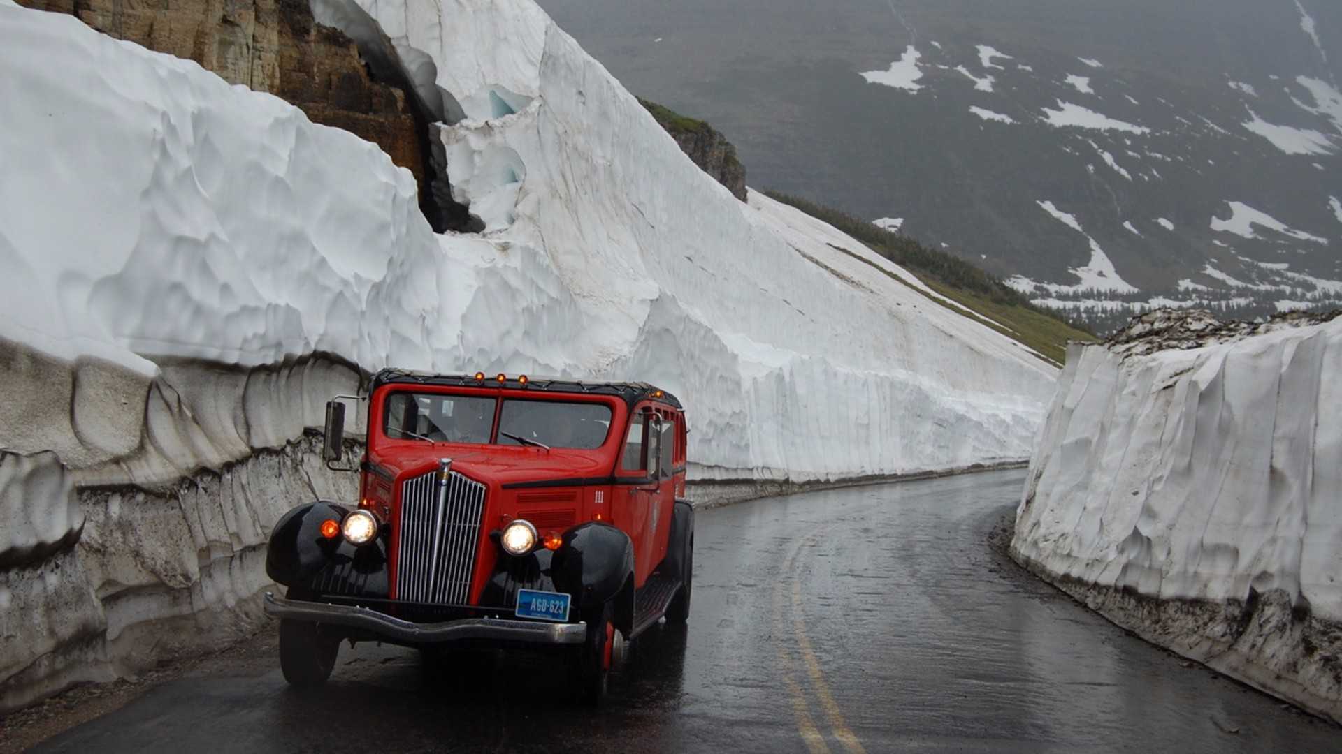 Glacier Park Red Bus Fleet Set For Hybrid V8 Makeover | Motorious
