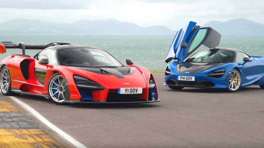 Nico Rosberg, McLaren Senna ile McLaren 720S'i yarıştırıyor