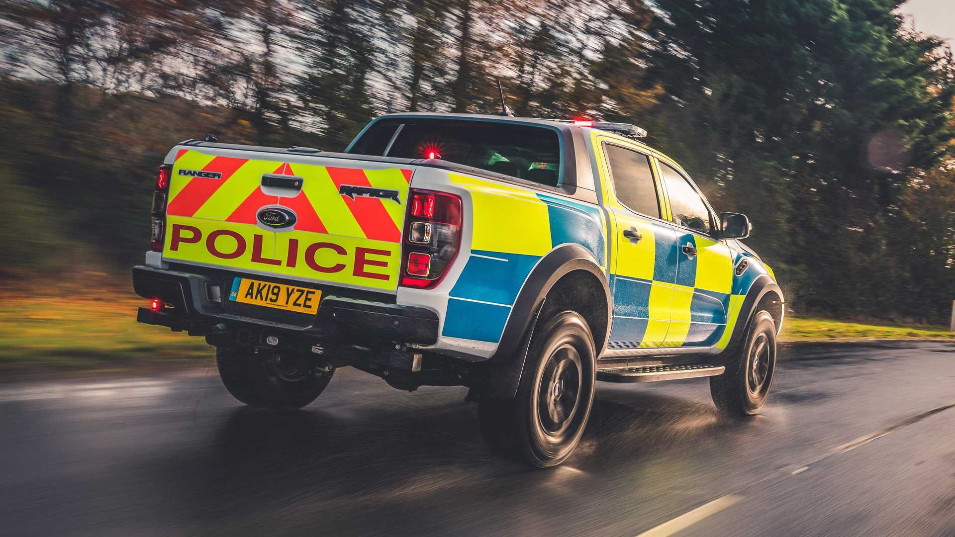 Die Waliser Polizei hat einen Ford Ranger Raptor