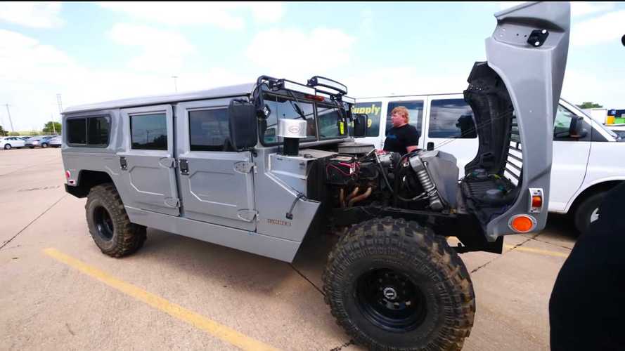 Hummer H1 With Truck Camper For Sale Would Make Ultimate Overlander