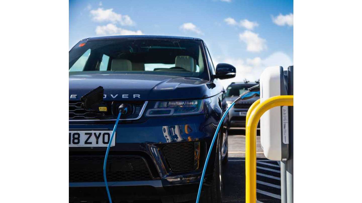 Jaguar Land Rover Installs UK's Largest Work Charging Station