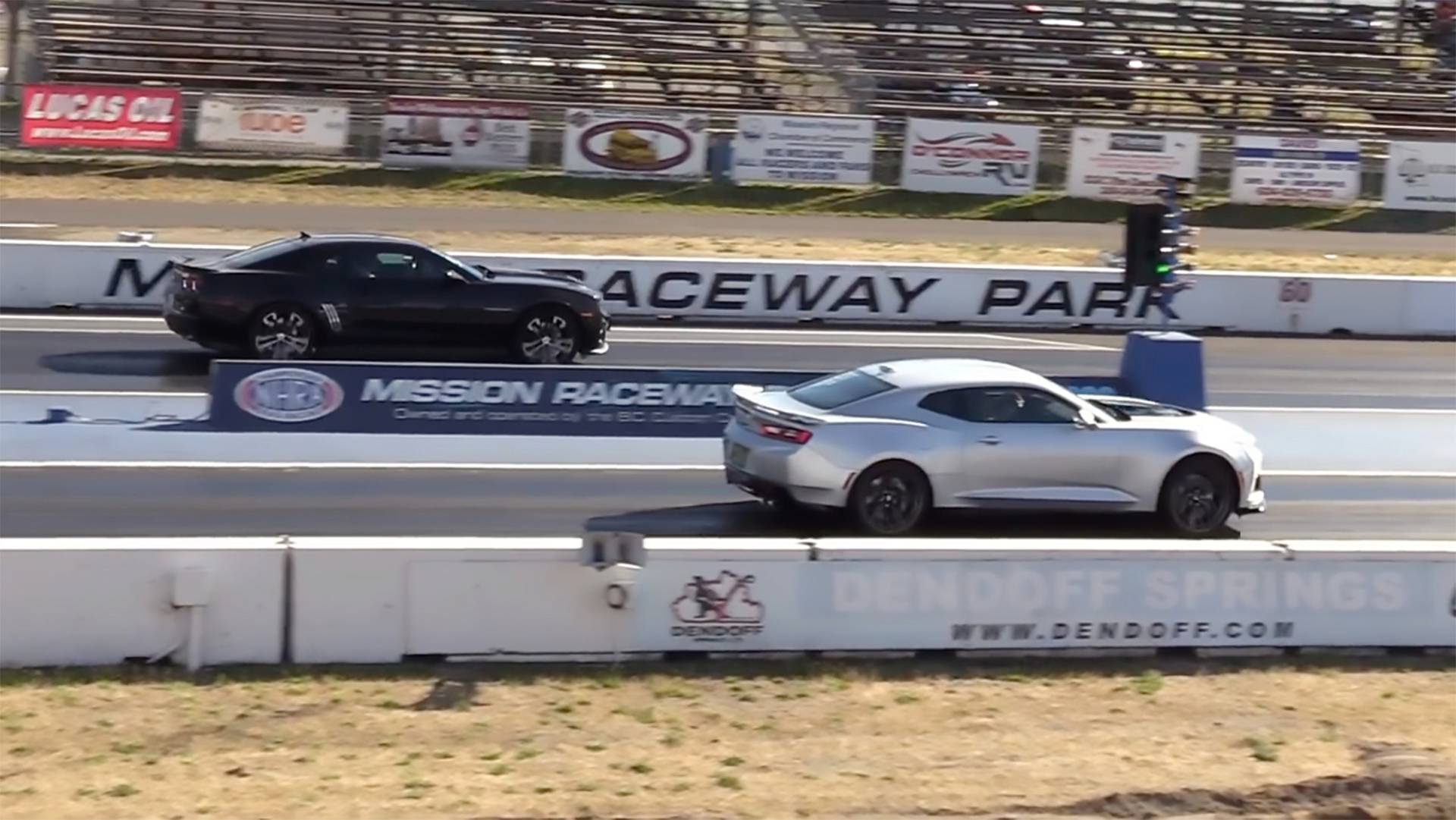 Old Vs New: 2013 Chevy Camaro ZL1 Drag Races 2018 Model