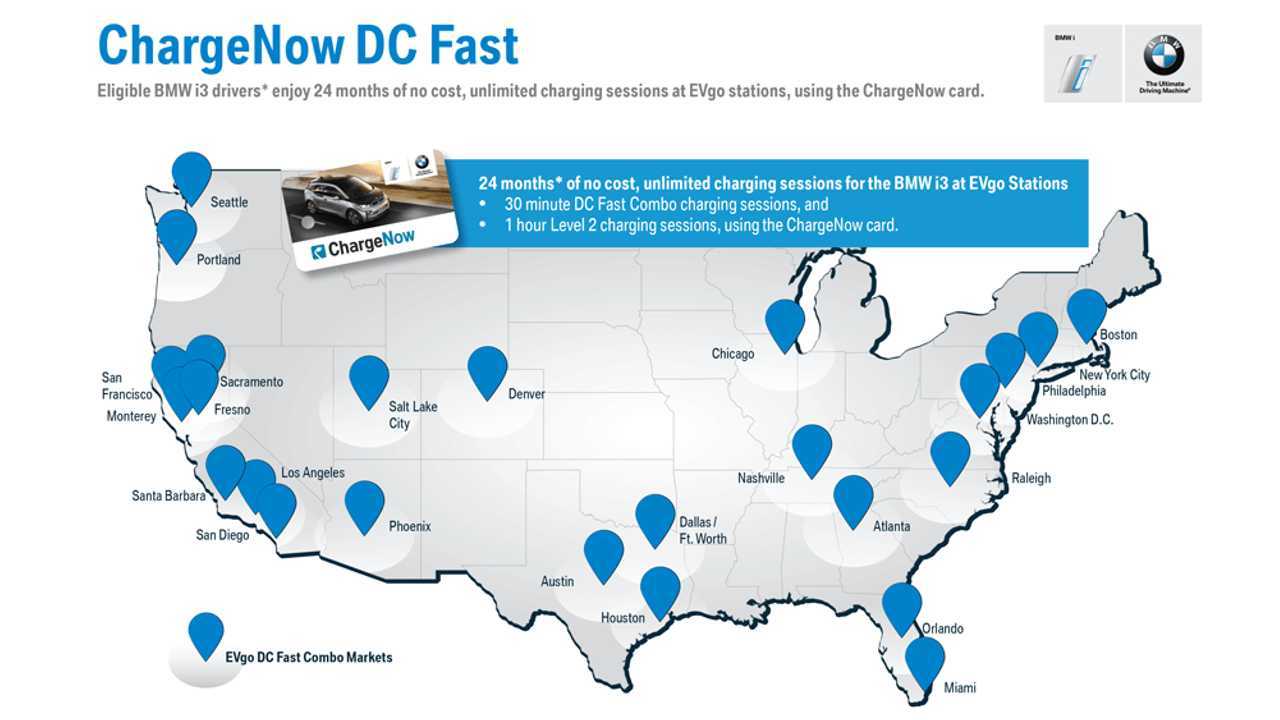 ChargeNow DC Fast Offers Free Fast Charging For i3 Buyers