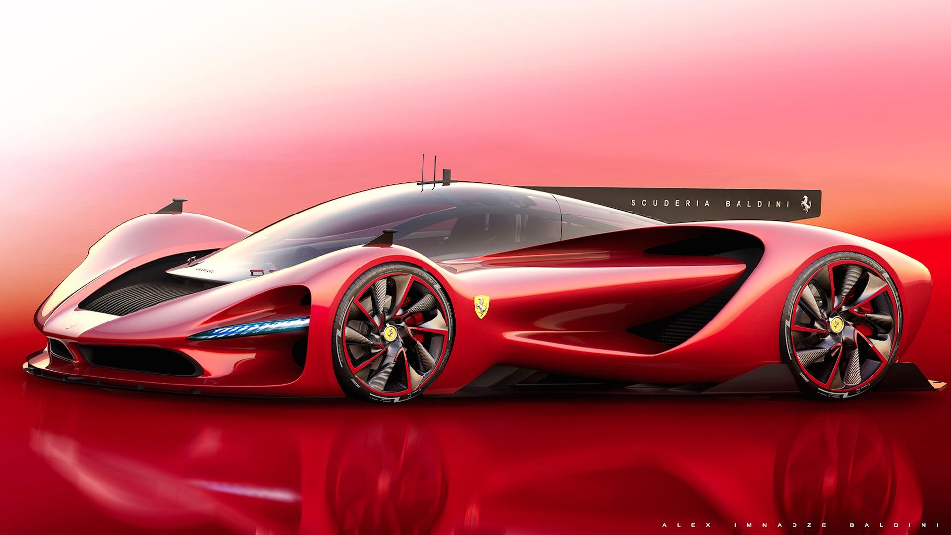 Ferrari P3 render: así sería el rival del Aston Martin Valkyrie