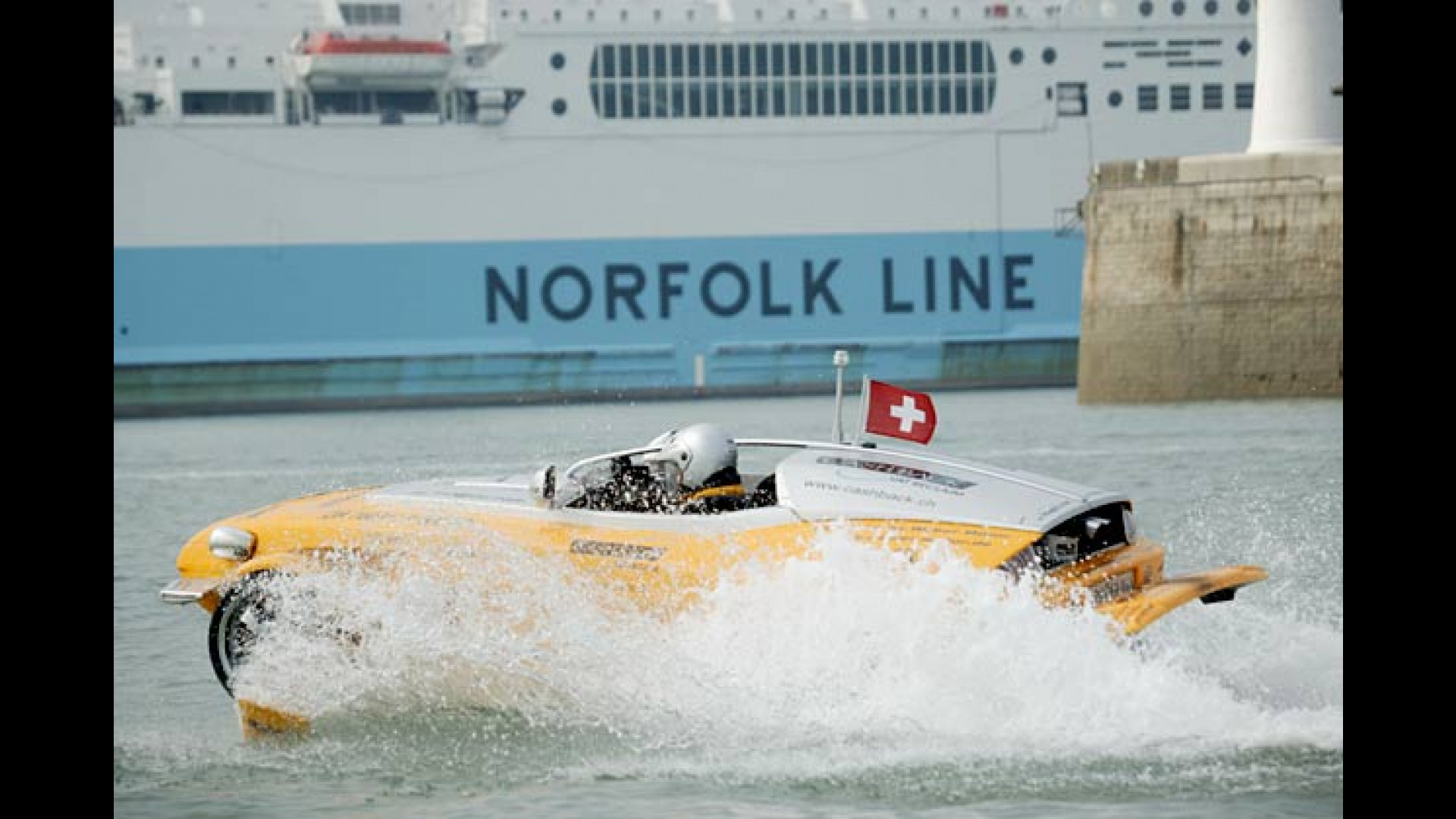 Rinspeed Splash: Hochsee-Auto mit Schwimmflügeln