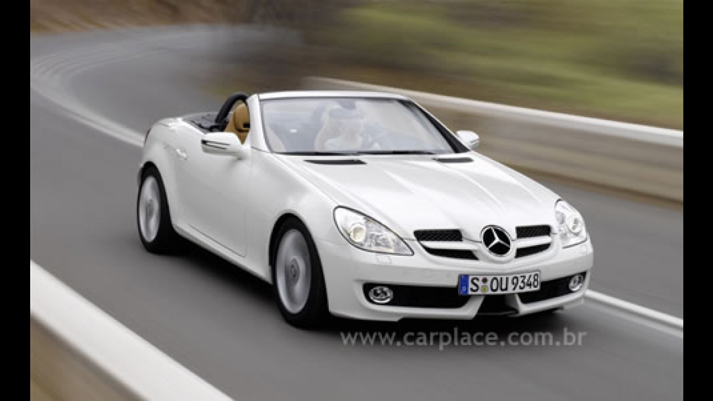Nova Mercedes Benz SLK ganha motores mais potentes e eficientes