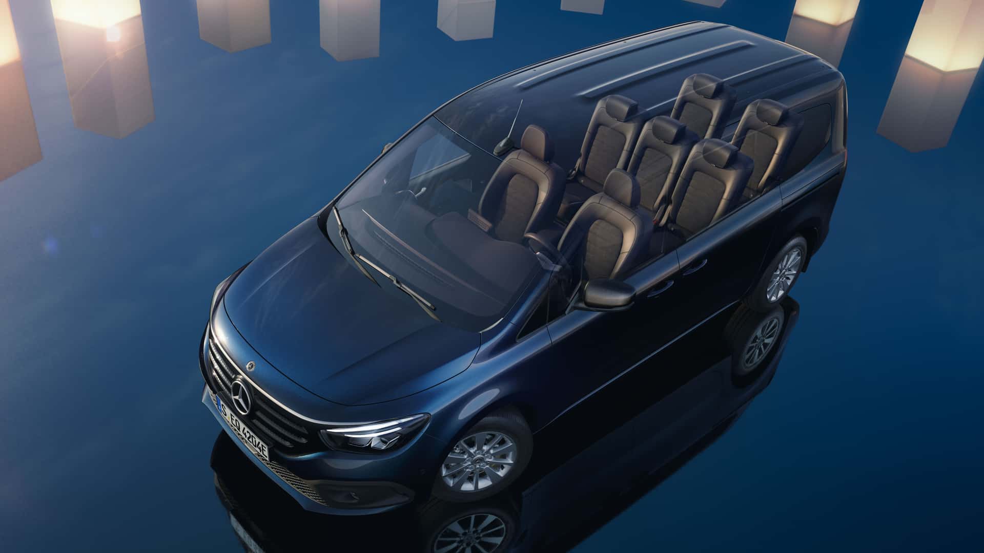 Mercedes EQT und eCitan jetzt auch mit sieben Sitzen