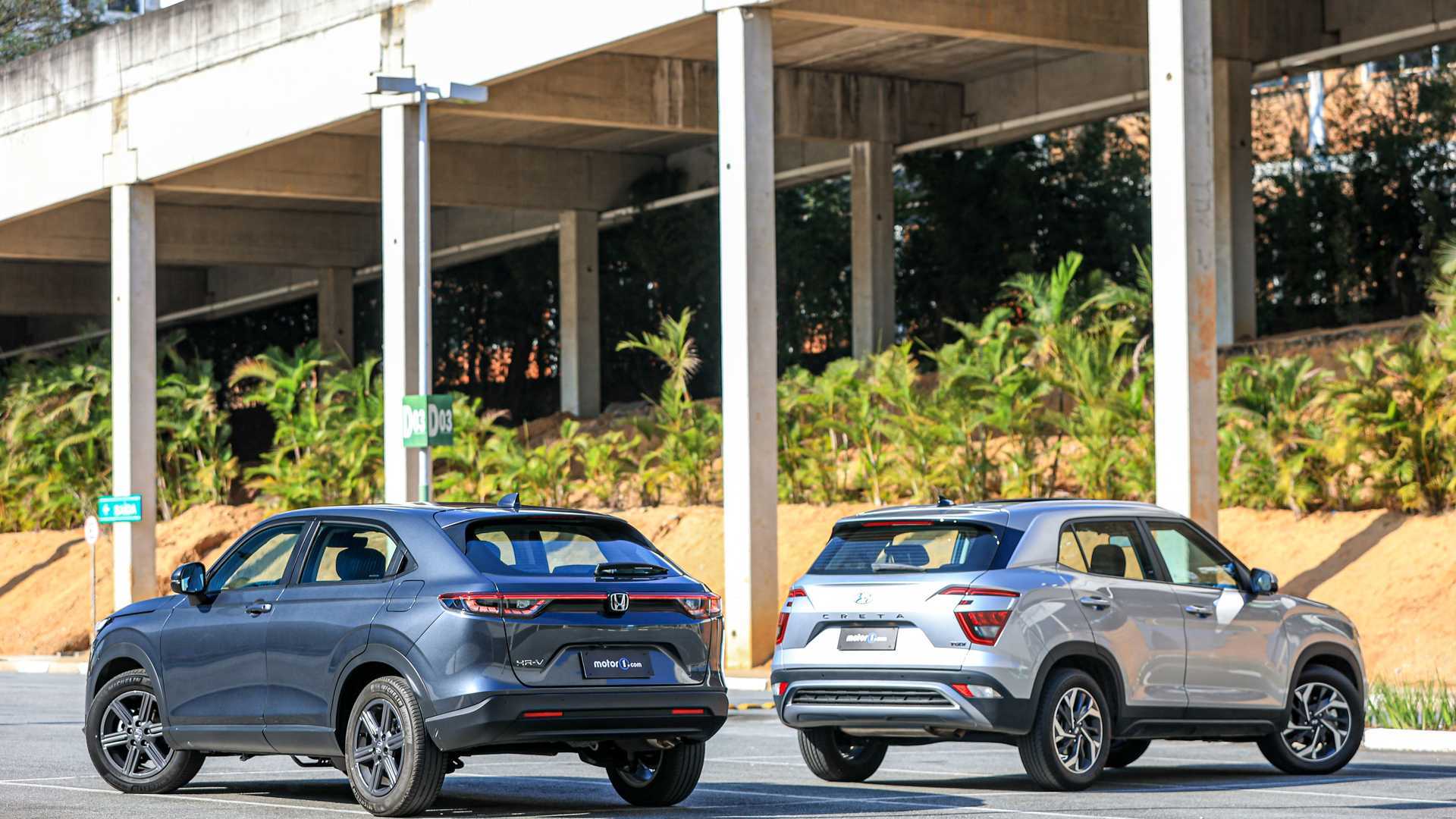 Comparativo Honda HR-V EXL vs. Hyundai Creta Platinum: Novos velhos conhecidos