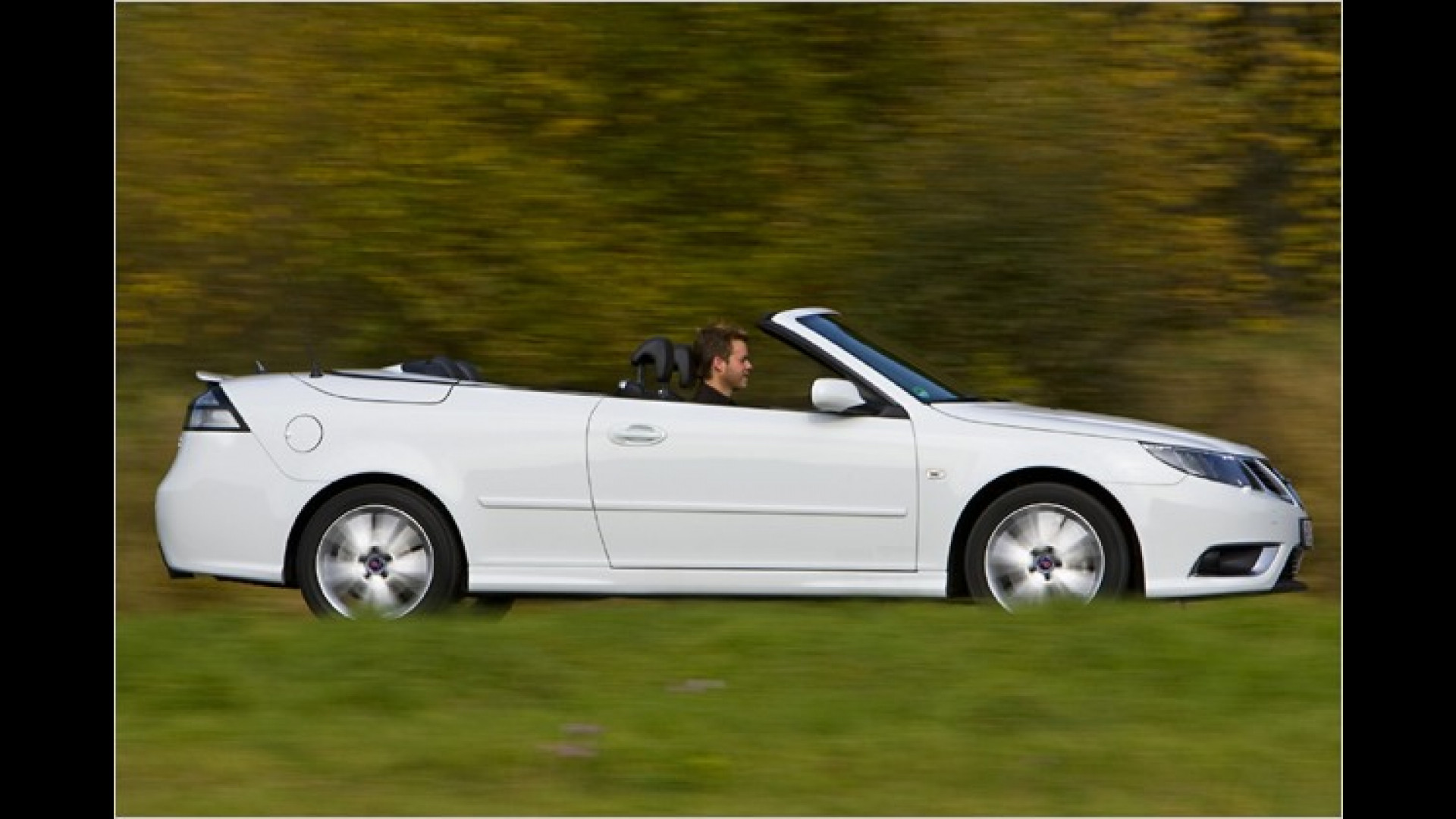 Saab 9-3 Cabrio: Mit dem Herbst kommt der Hirsch