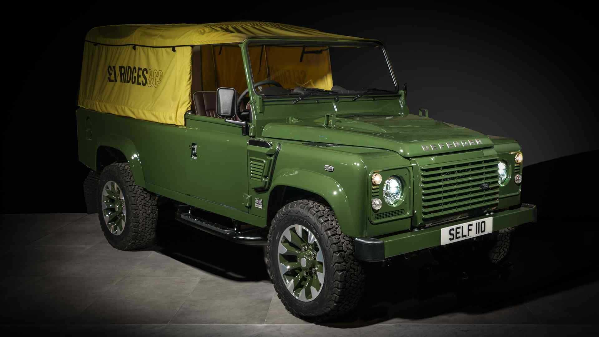 Le Land Rover Defender Selfridges Edition est terminé