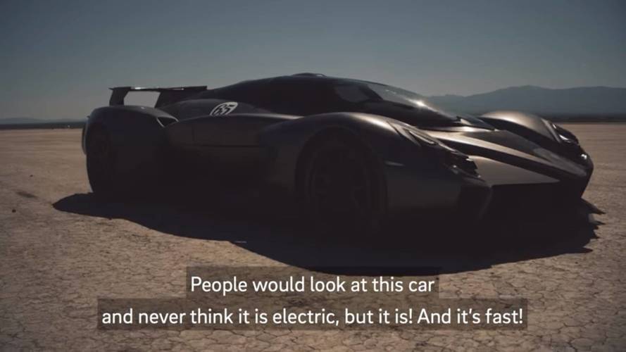 1,250-HP Tachyon Speed: Electric Hypercar With Jet Fighter Design