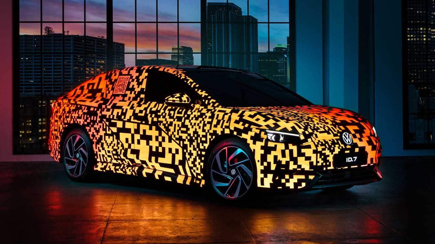 Volkswagen ID.7 Electric Sedan Debuts At CES, Destined For US