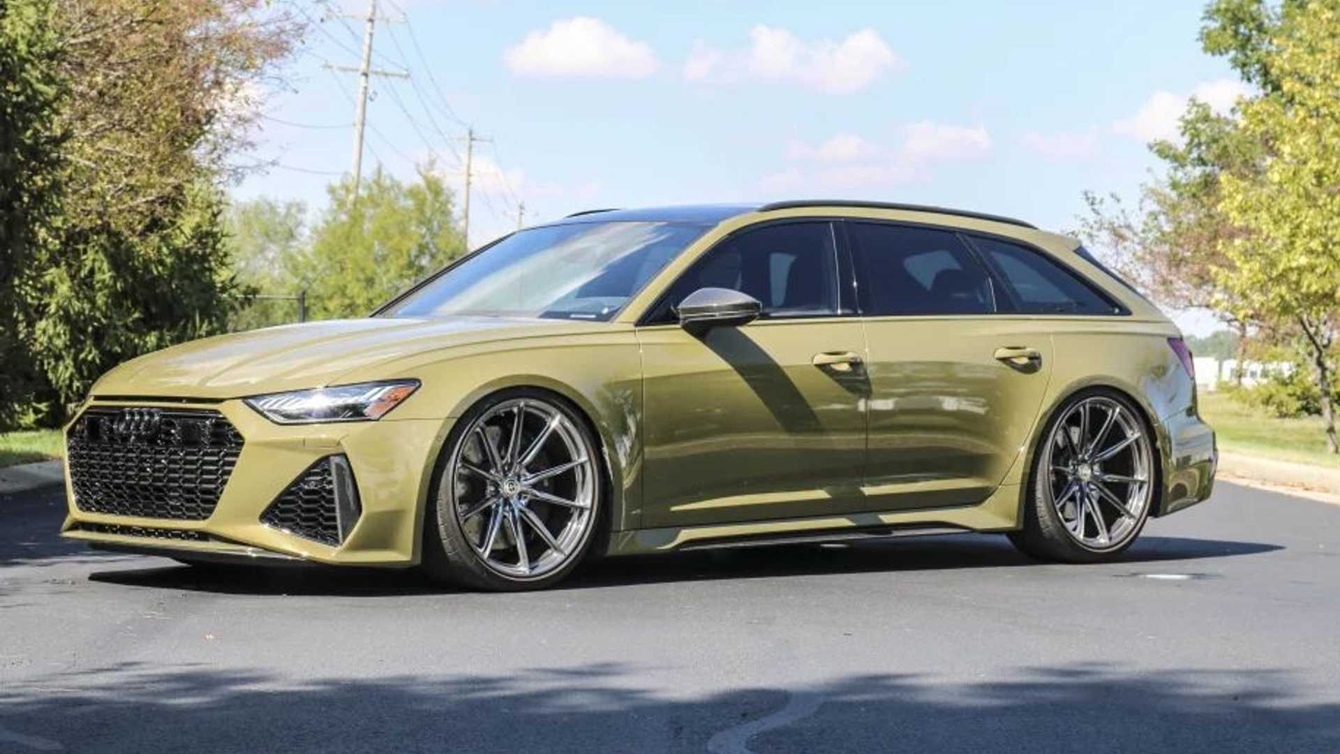 Tactical Green 2021 Audi RS 6 Avant Listed for Sale