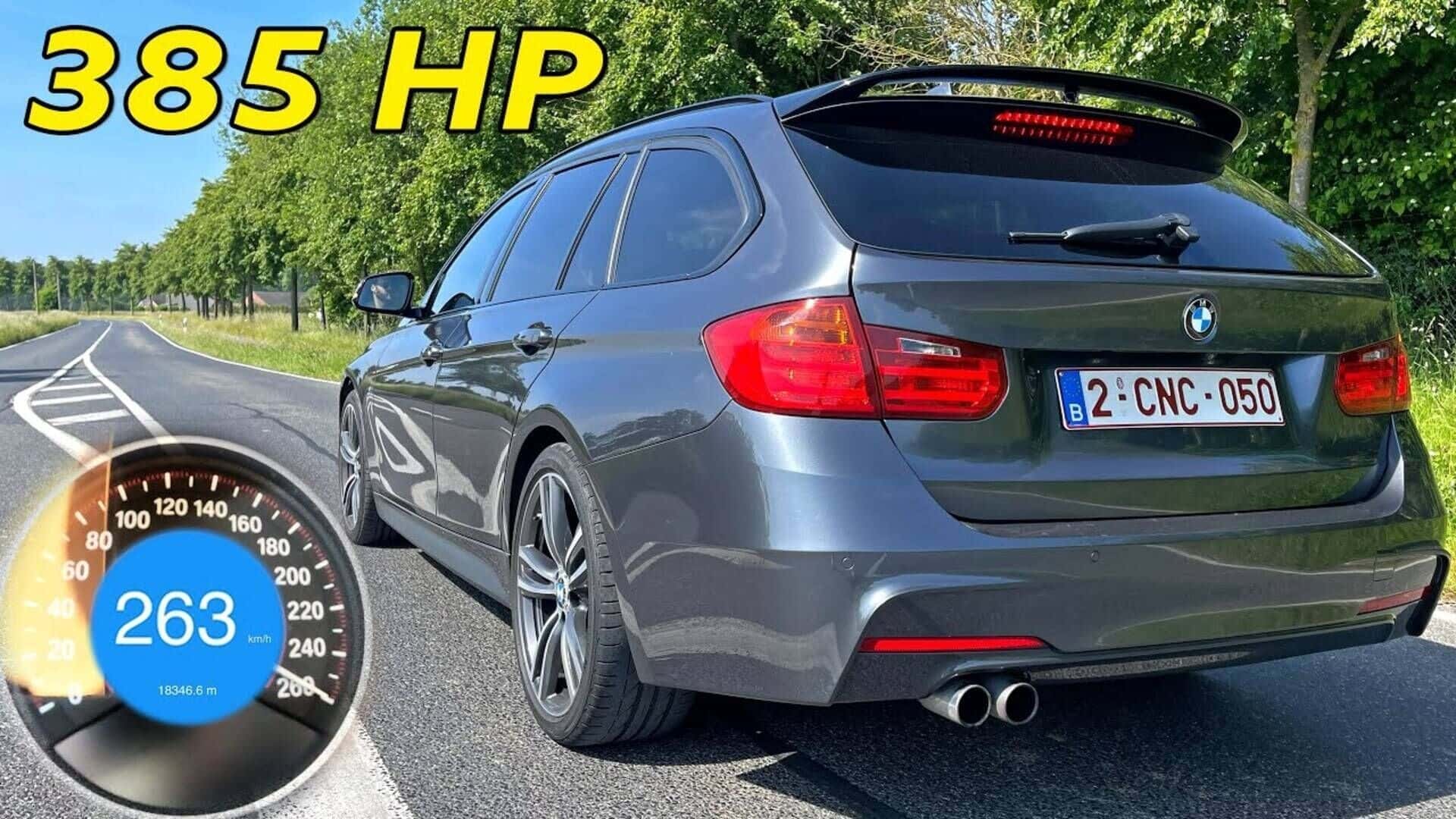 Így gyorsul az autópályán a 385 lóeőrs BMW 335d F31