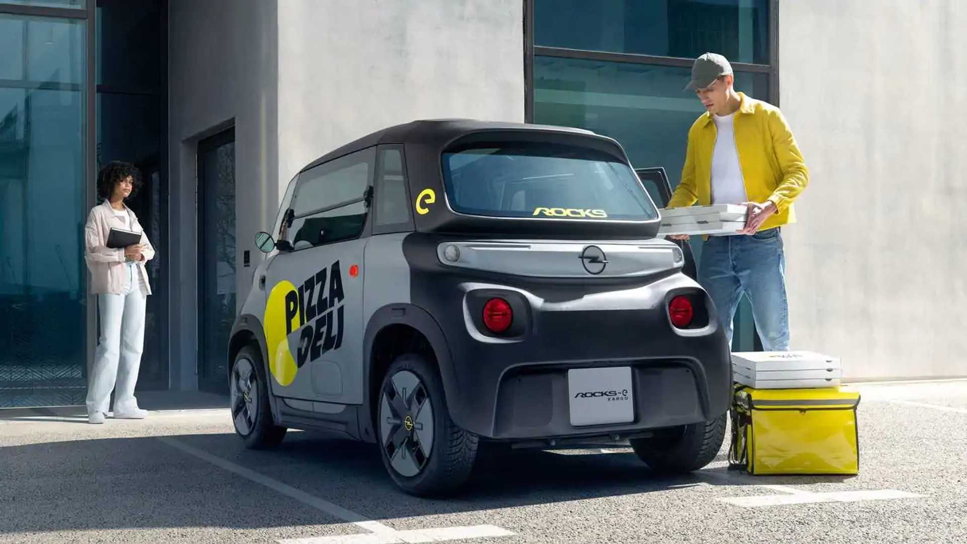 Opel Rocks-e KARGO: la versión comercial del eléctrico urbano