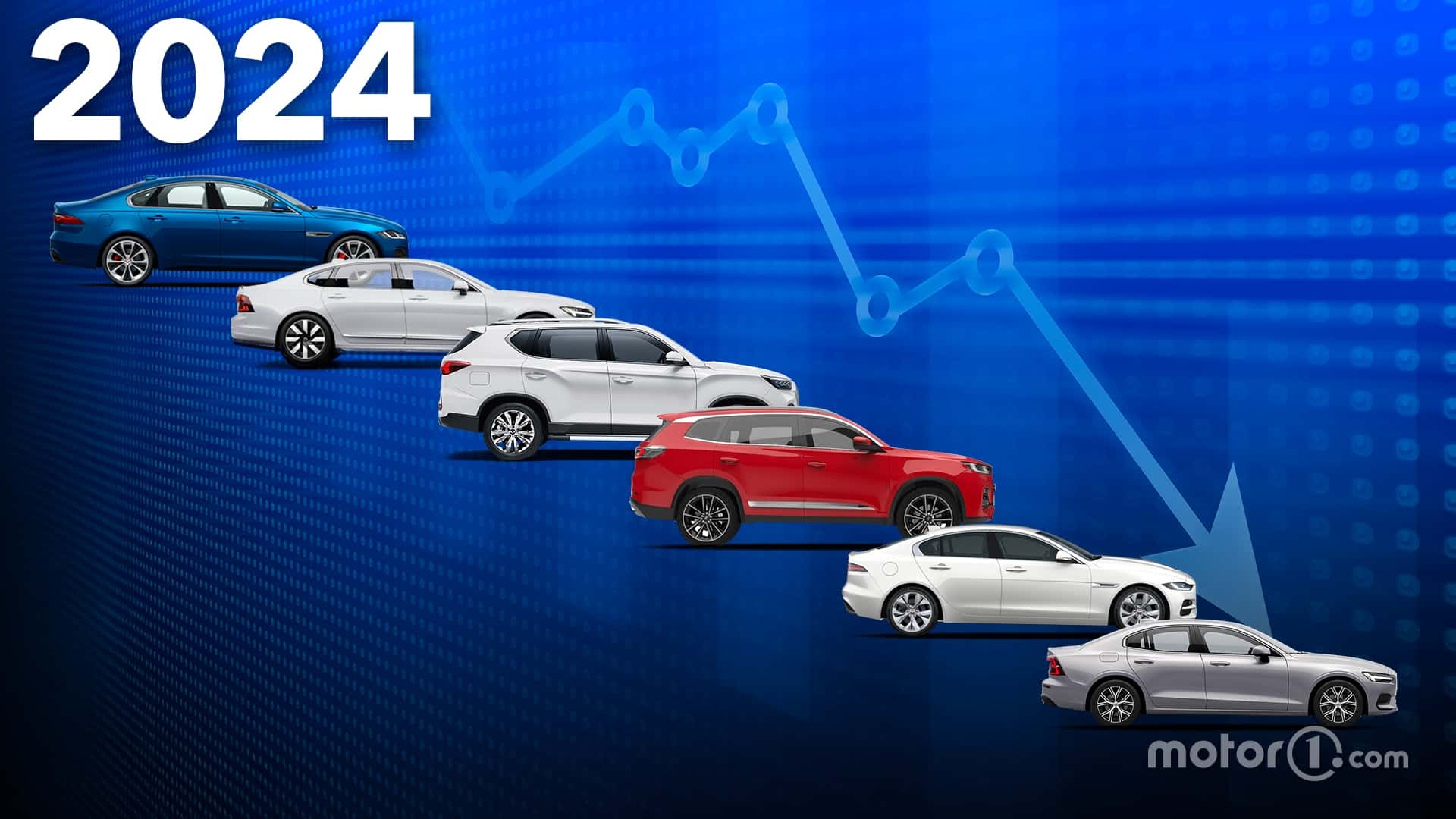 Le auto meno vendute in Italia nel 2024: la classifica ribaltata