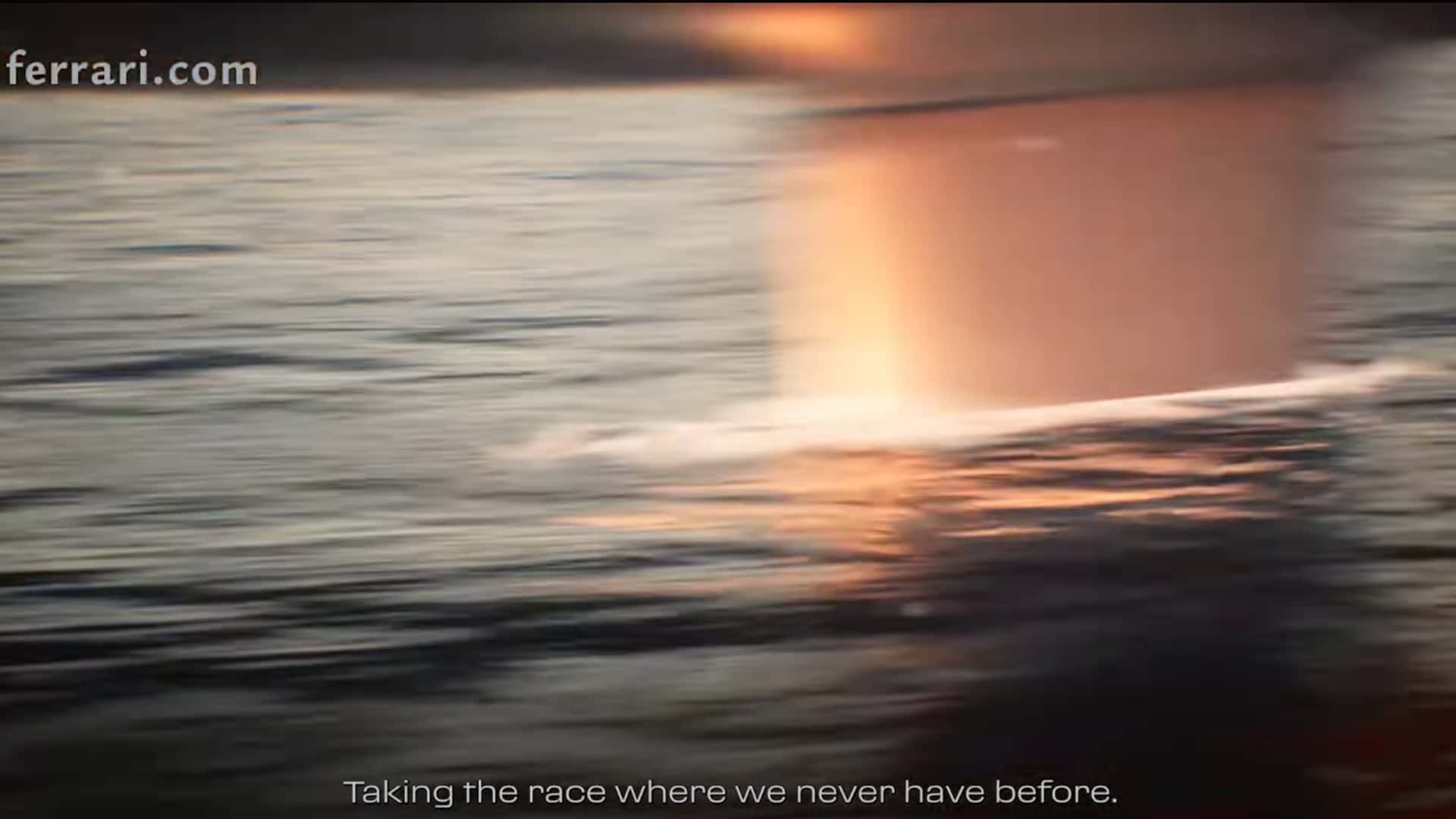 Et si Ferrari présentait un bateau de course