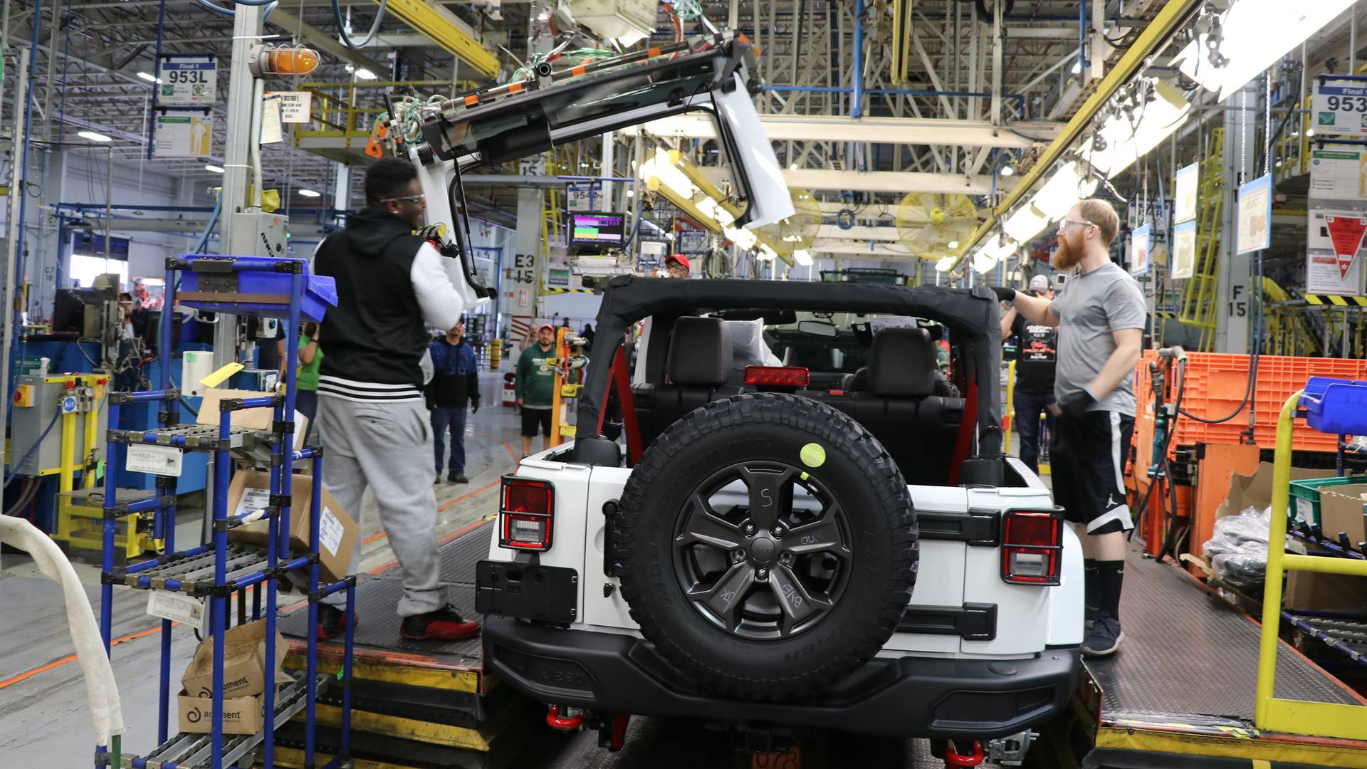 Ultimo Jeep Wrangler "JK", a atual geração, é produzido